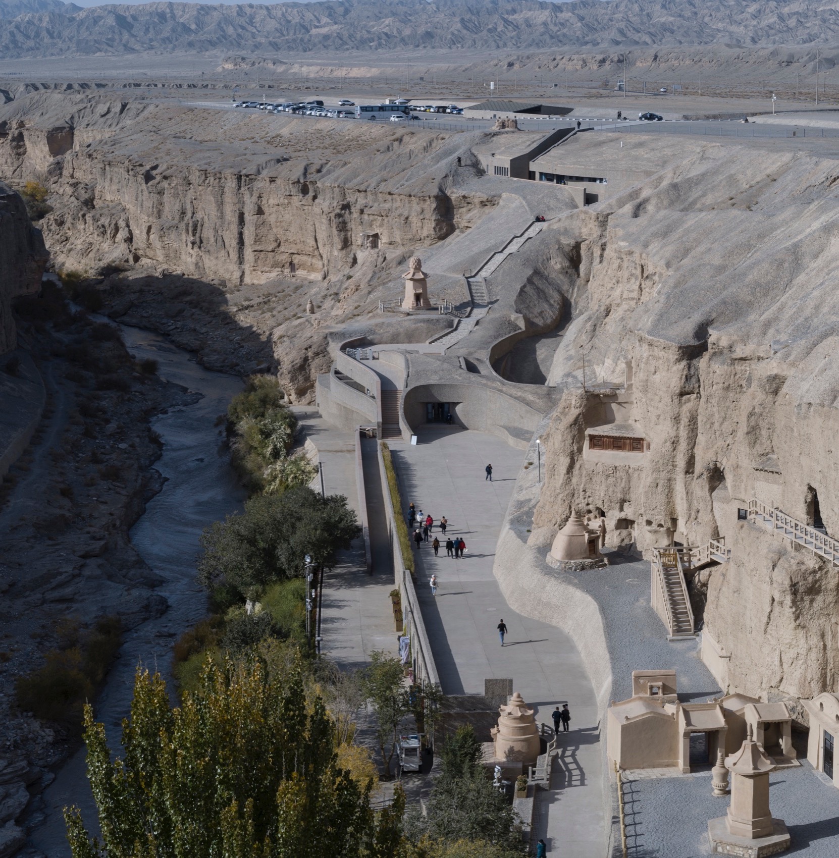 Gansu Guazhou Yulin Grottoes Visitor Reception Center by 9-Town Design ...
