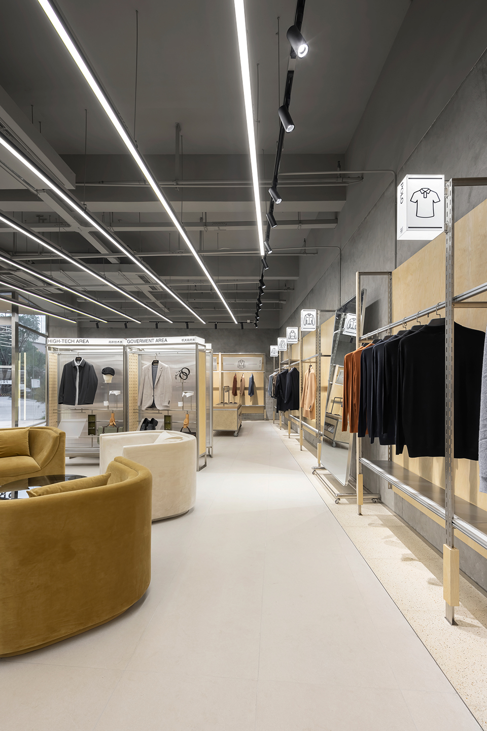 An experimental store featuring an editable display system by Greater ...