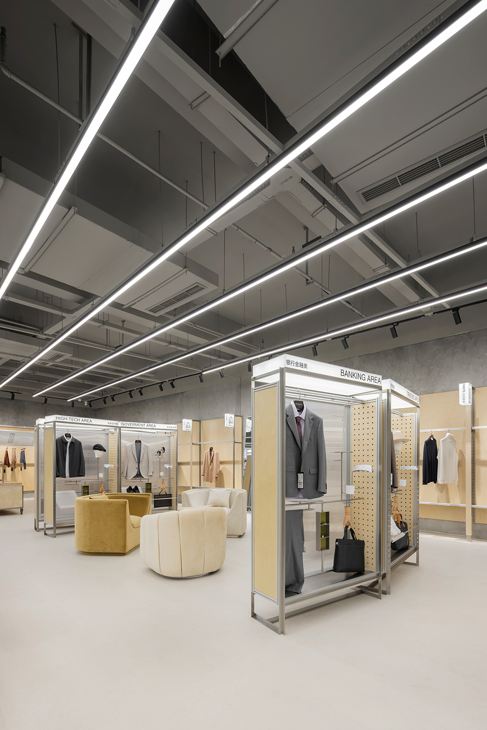 An experimental store featuring an editable display system by Greater ...