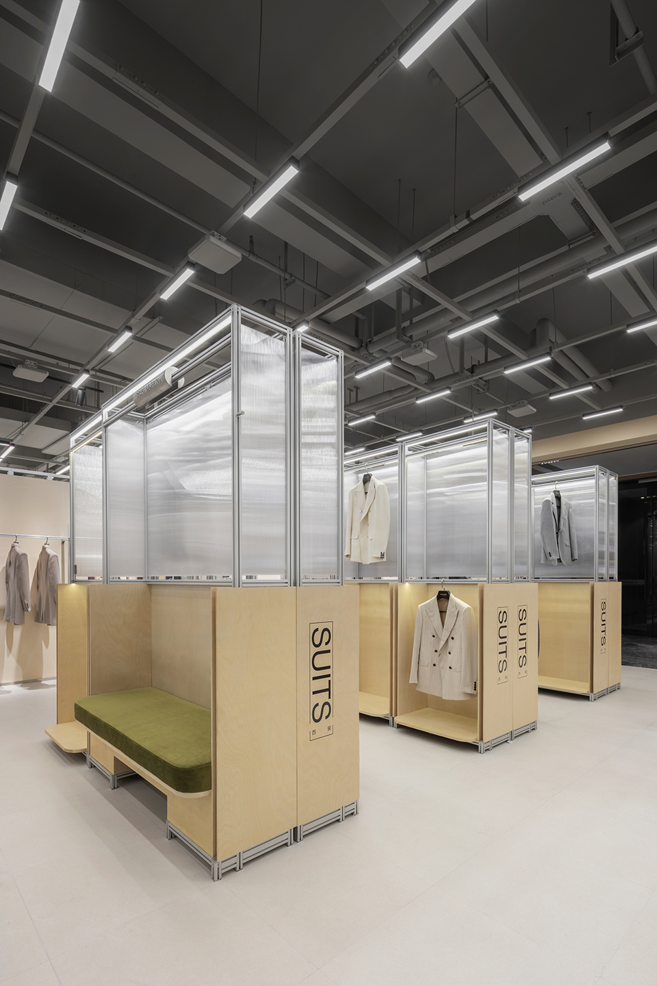 An experimental store featuring an editable display system by Greater ...