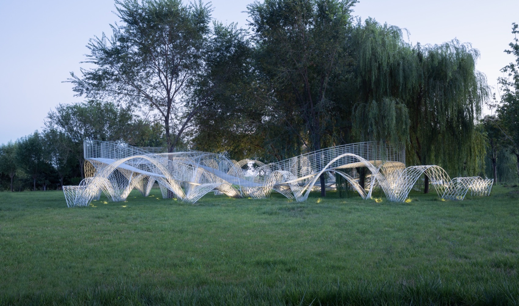 Beijing yongding park open air concept art museum by Kong Xiangwei ...