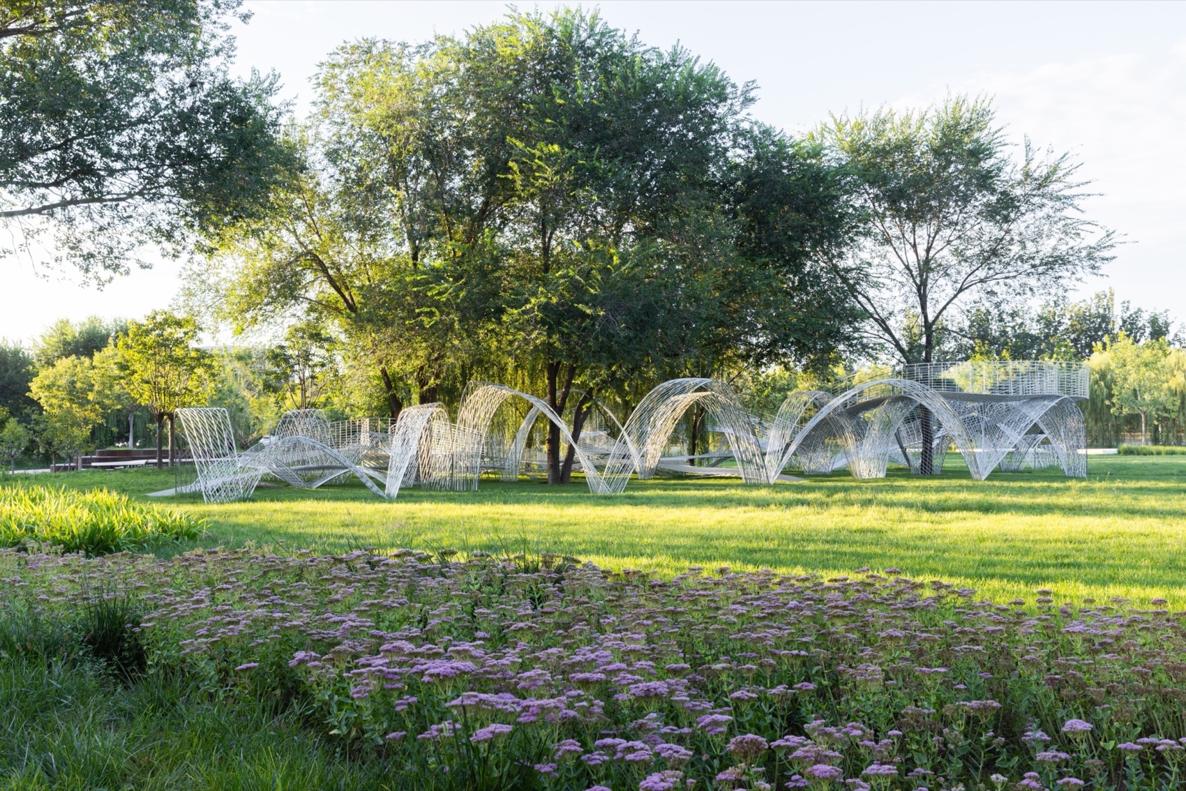 Beijing yongding park open air concept art museum by Kong Xiangwei ...