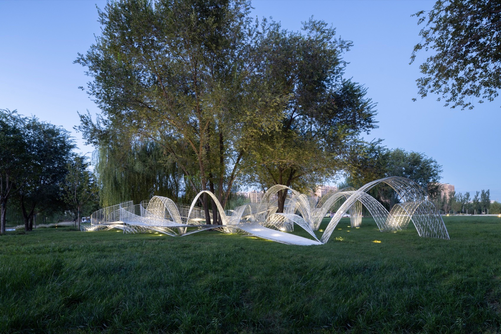 Beijing yongding park open air concept art museum by Kong Xiangwei Studio - 谷德设计网