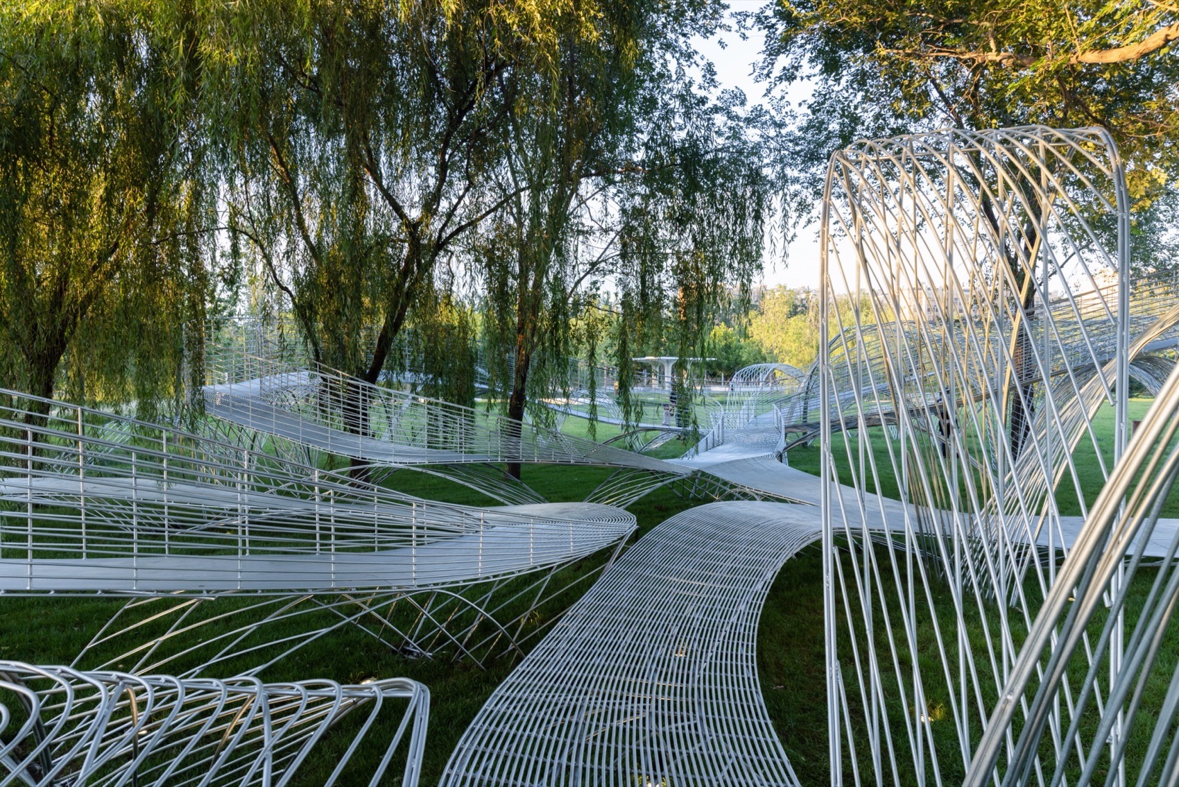 Beijing yongding park open air concept art museum by Kong Xiangwei Studio - 谷德设计网