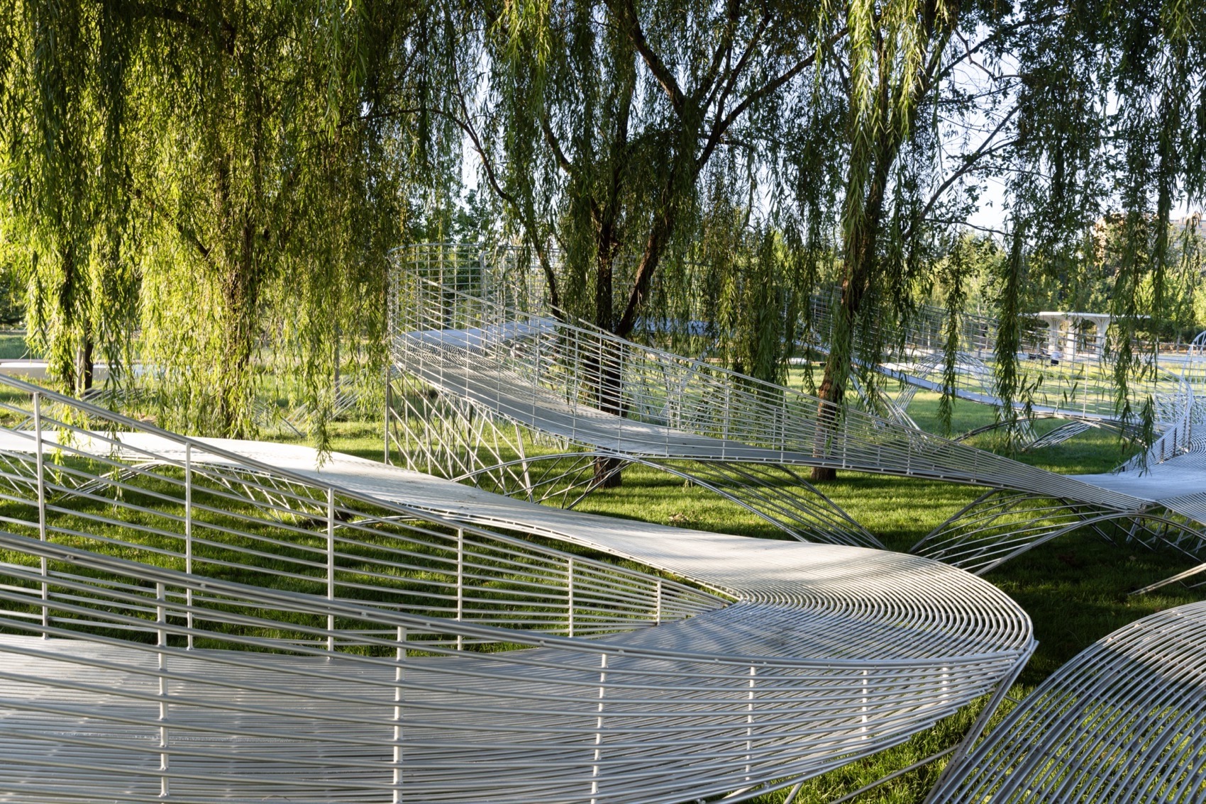 Beijing yongding park open air concept art museum by Kong Xiangwei ...