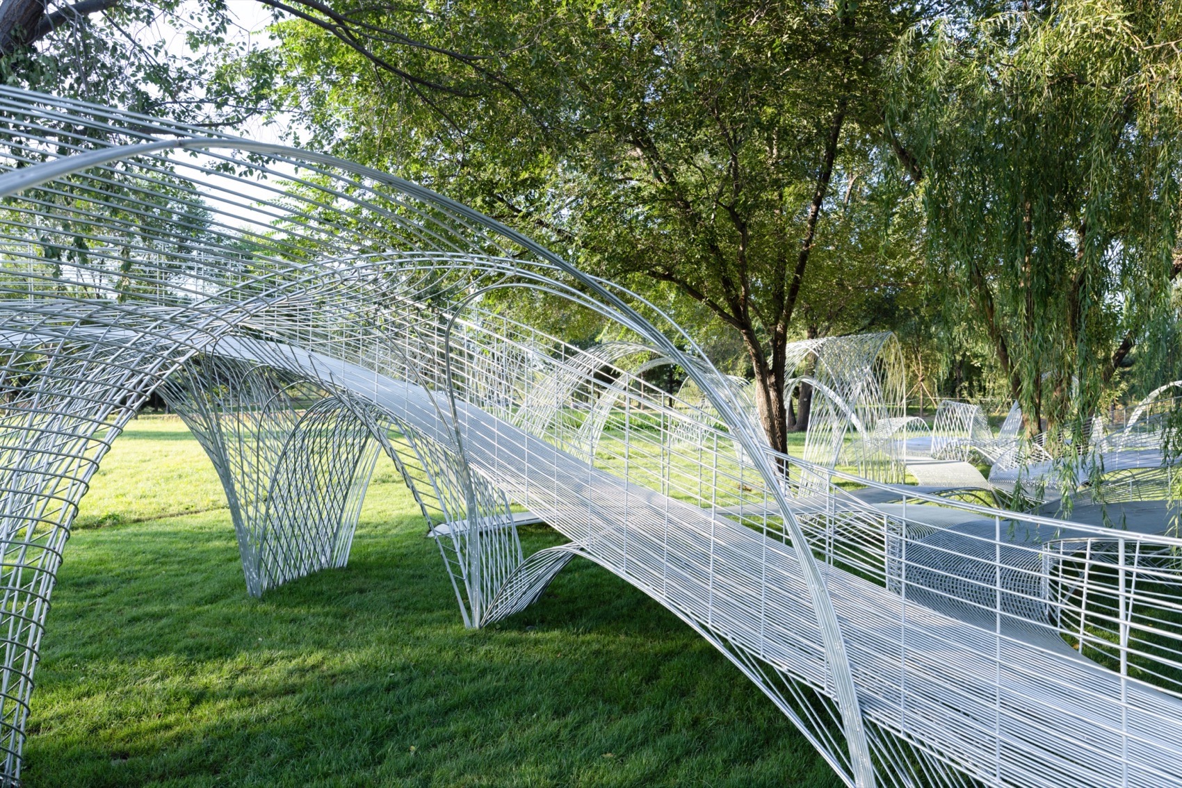 Beijing yongding park open air concept art museum by Kong Xiangwei ...