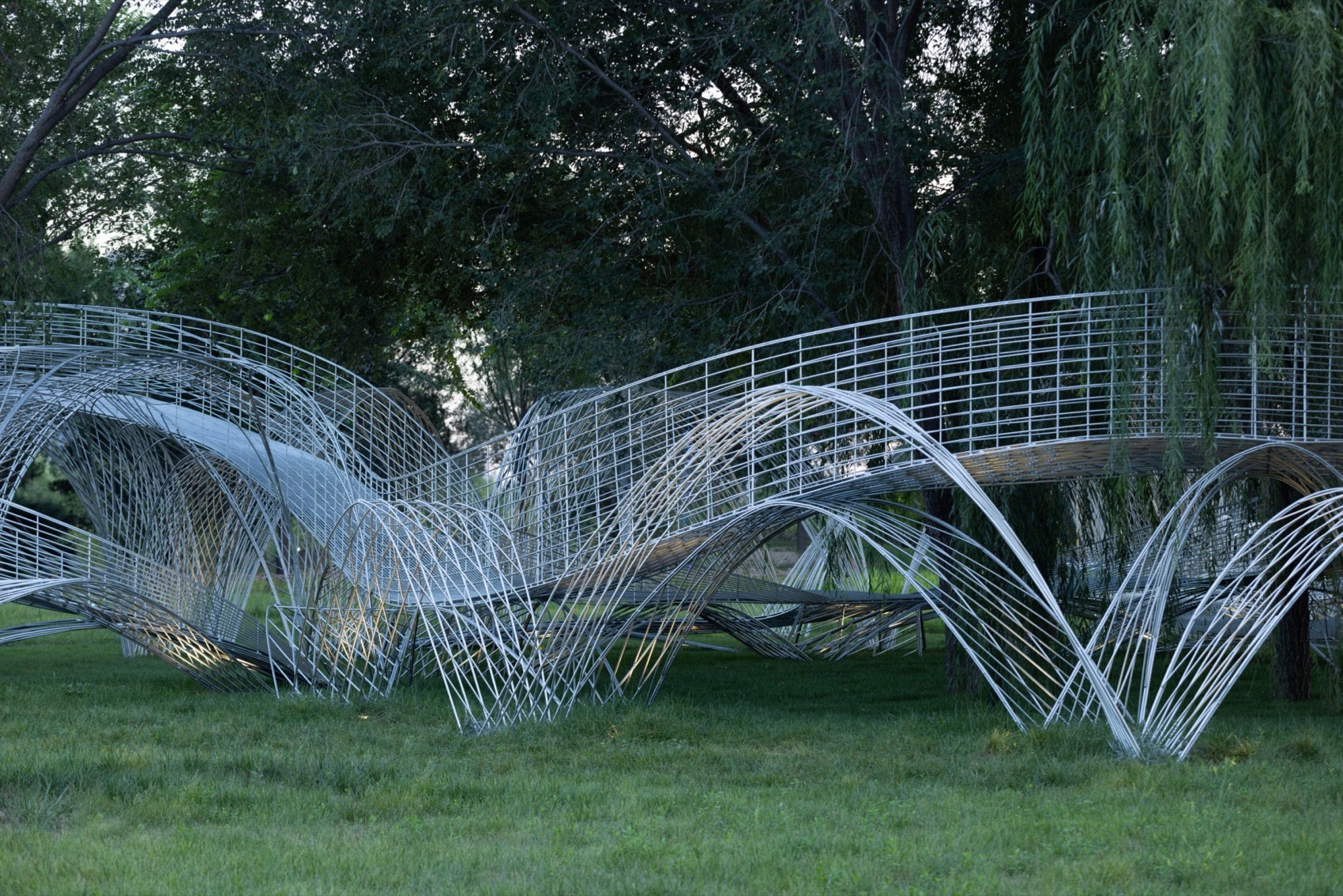 Beijing yongding park open air concept art museum by Kong Xiangwei ...