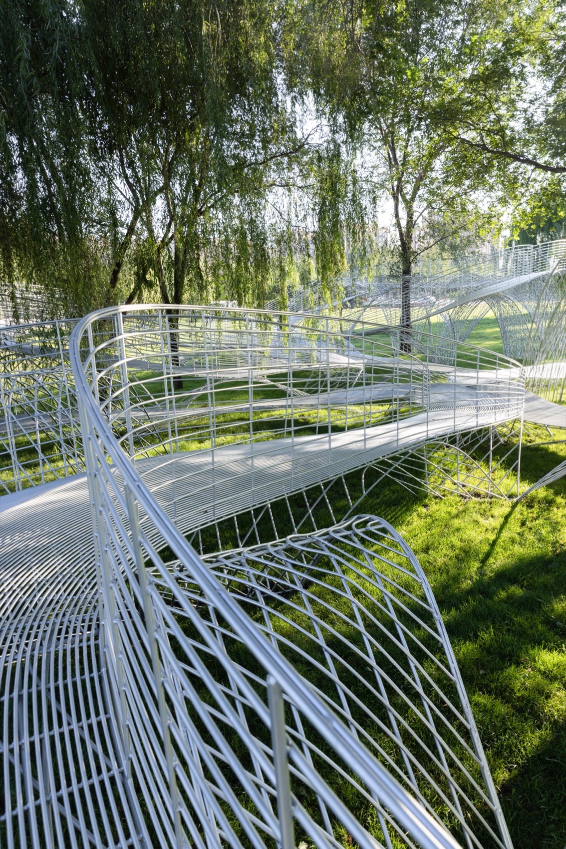 Beijing yongding park open air concept art museum by Kong Xiangwei ...