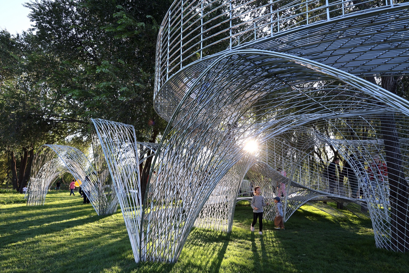 Beijing yongding park open air concept art museum by Kong Xiangwei ...