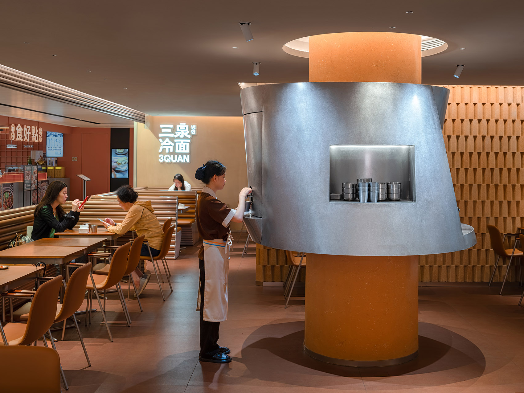 Cozy Cool Noodle House by People’s Architecture Office - 谷德设计网