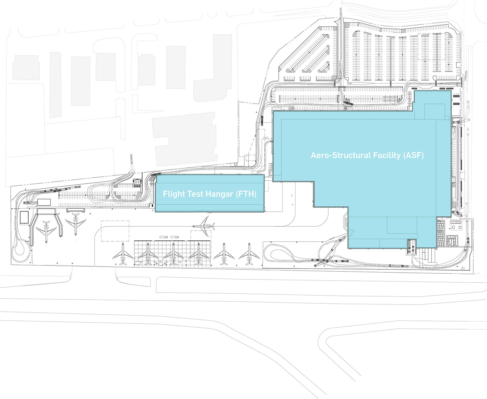 Bombardier Aircraft Assembly Centre by NEUF architect(e)s - 谷德设计网