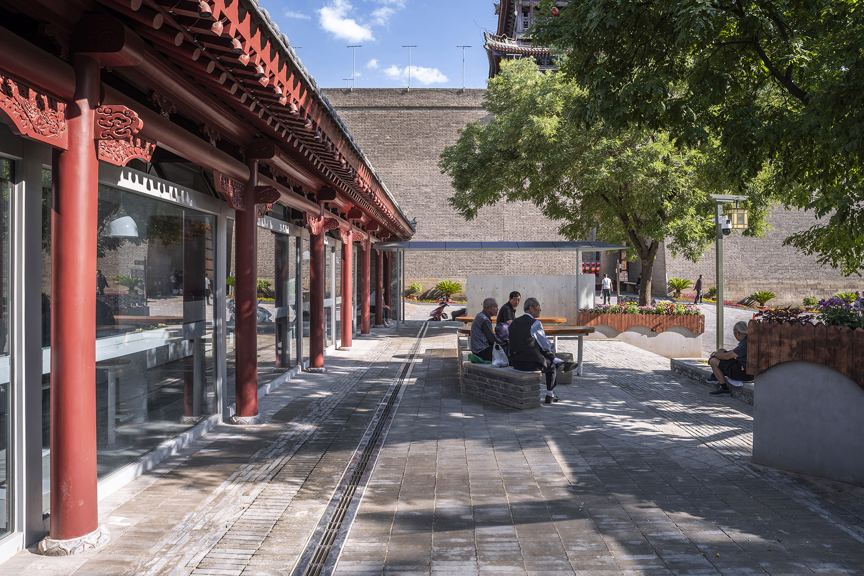 Intervention of the Yulin courtyard house by Tumushi Architects - 谷德设计网