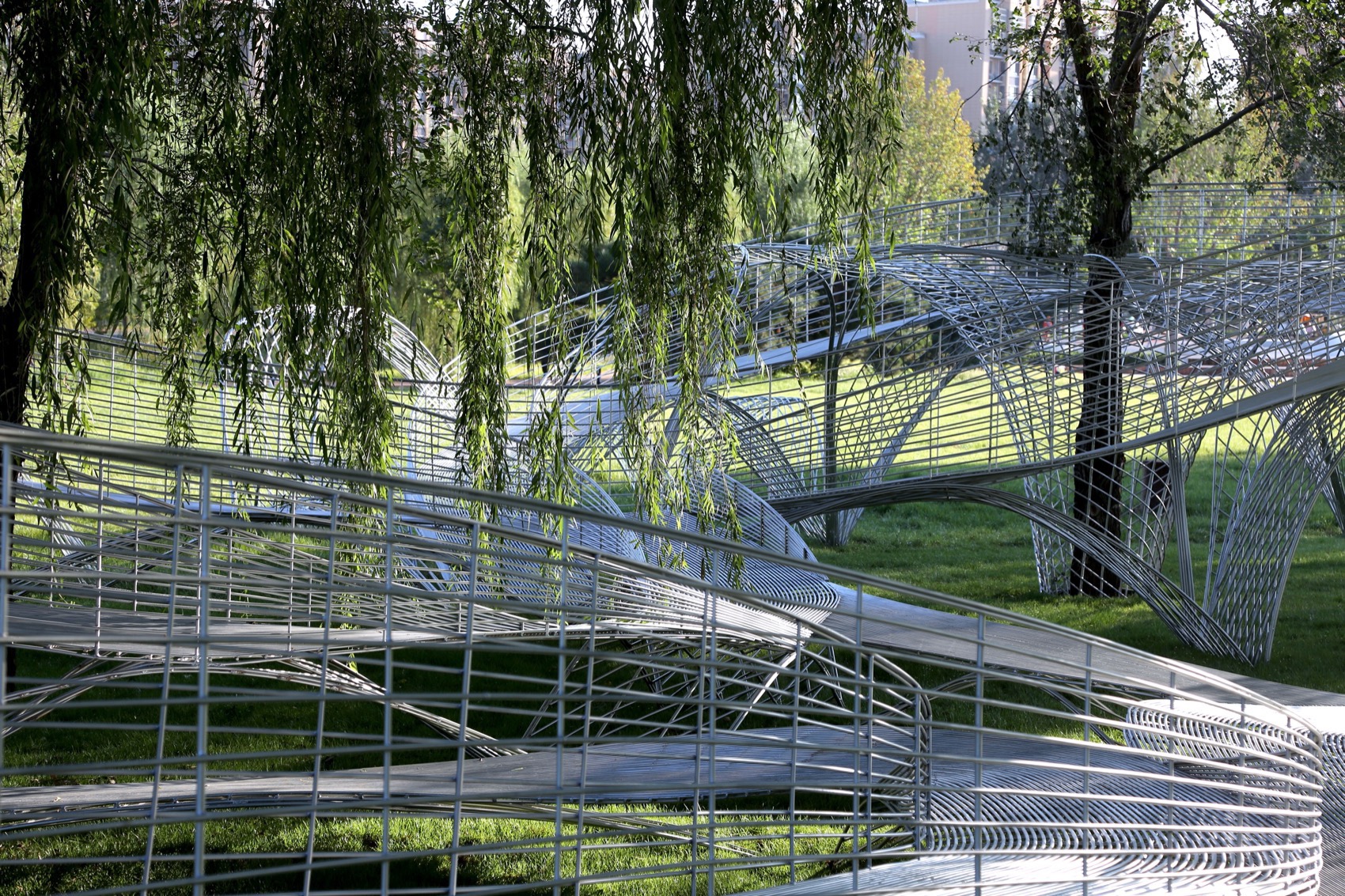 Beijing yongding park open air concept art museum by Kong Xiangwei ...