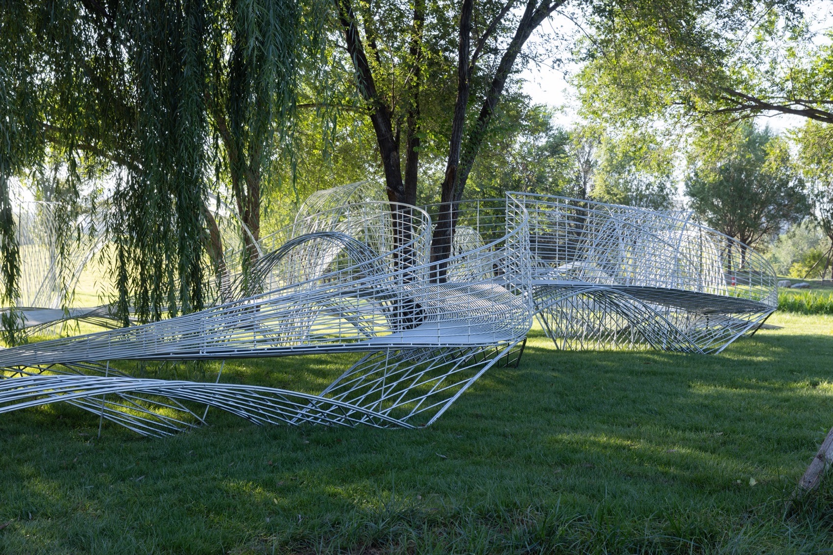 Beijing yongding park open air concept art museum by Kong Xiangwei ...