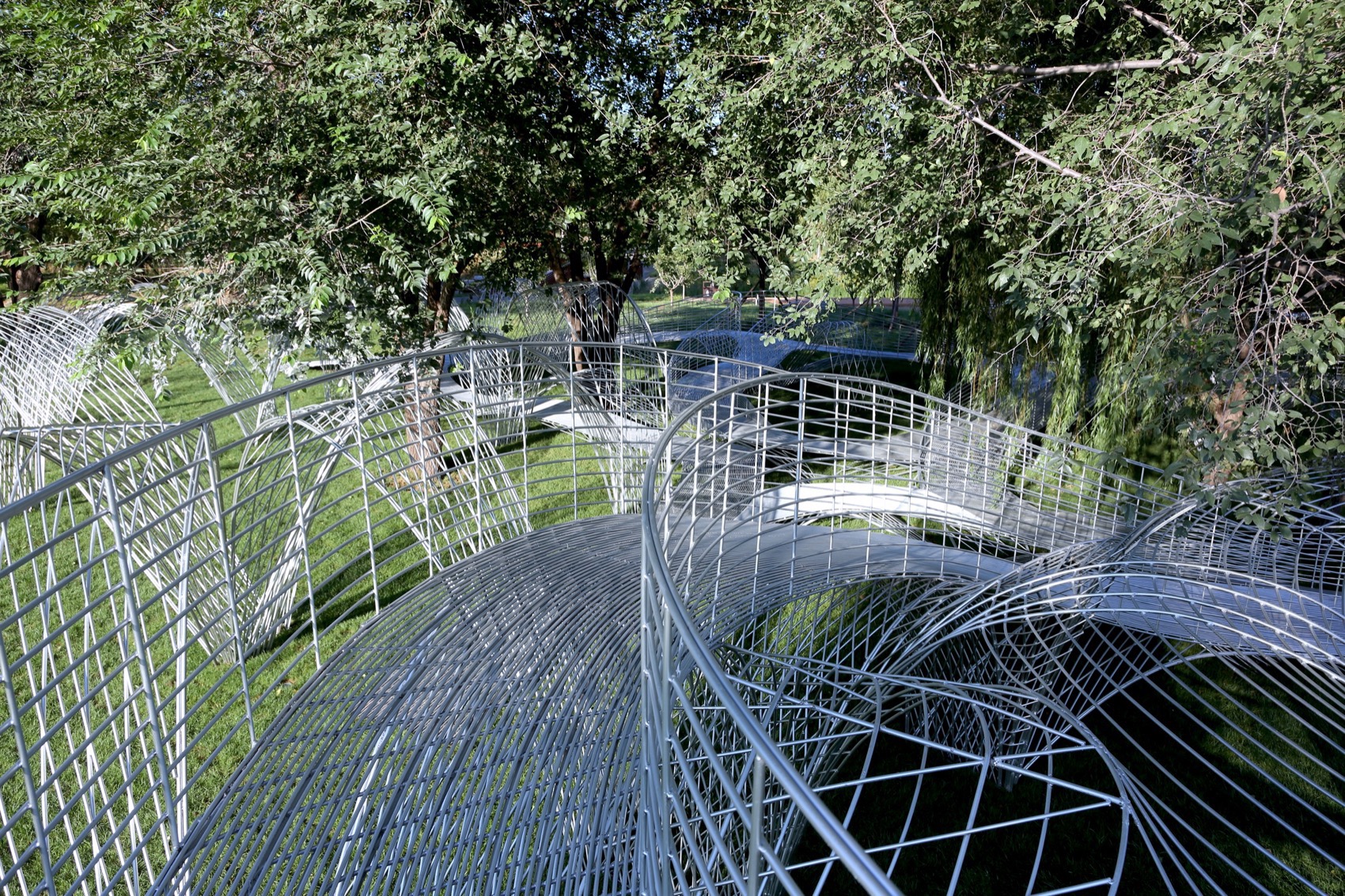 Beijing yongding park open air concept art museum by Kong Xiangwei ...