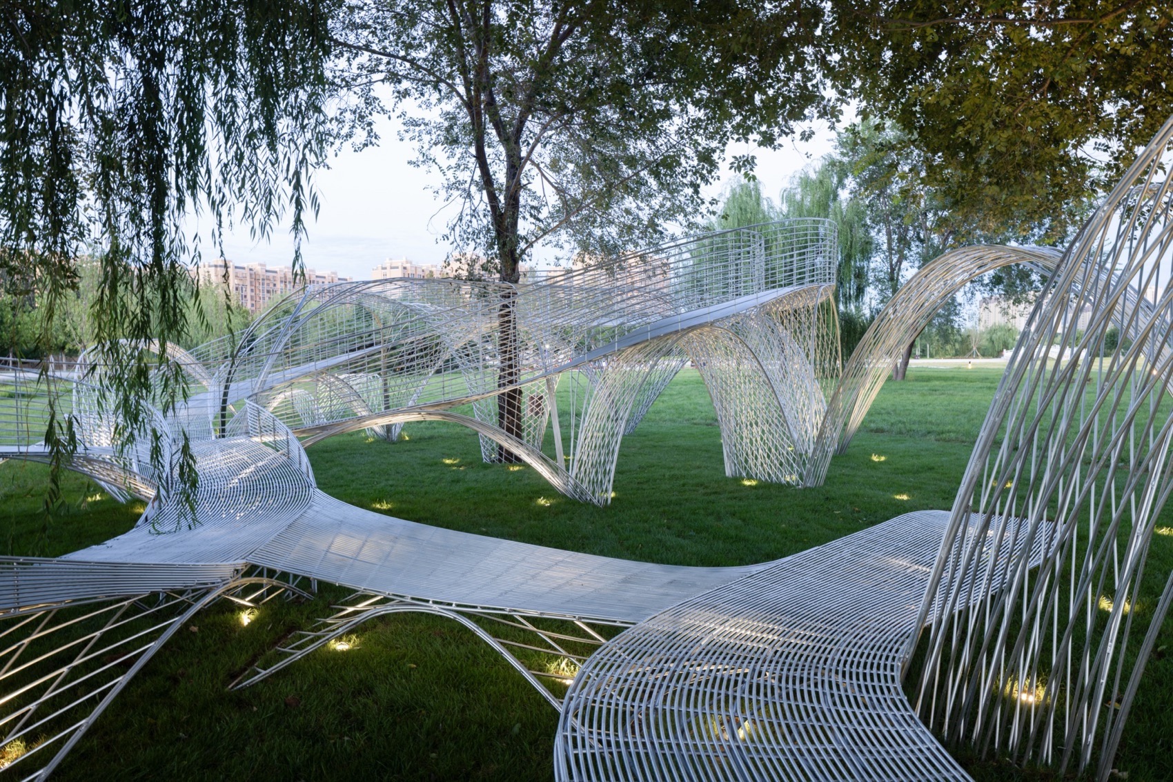 Beijing yongding park open air concept art museum by Kong Xiangwei ...
