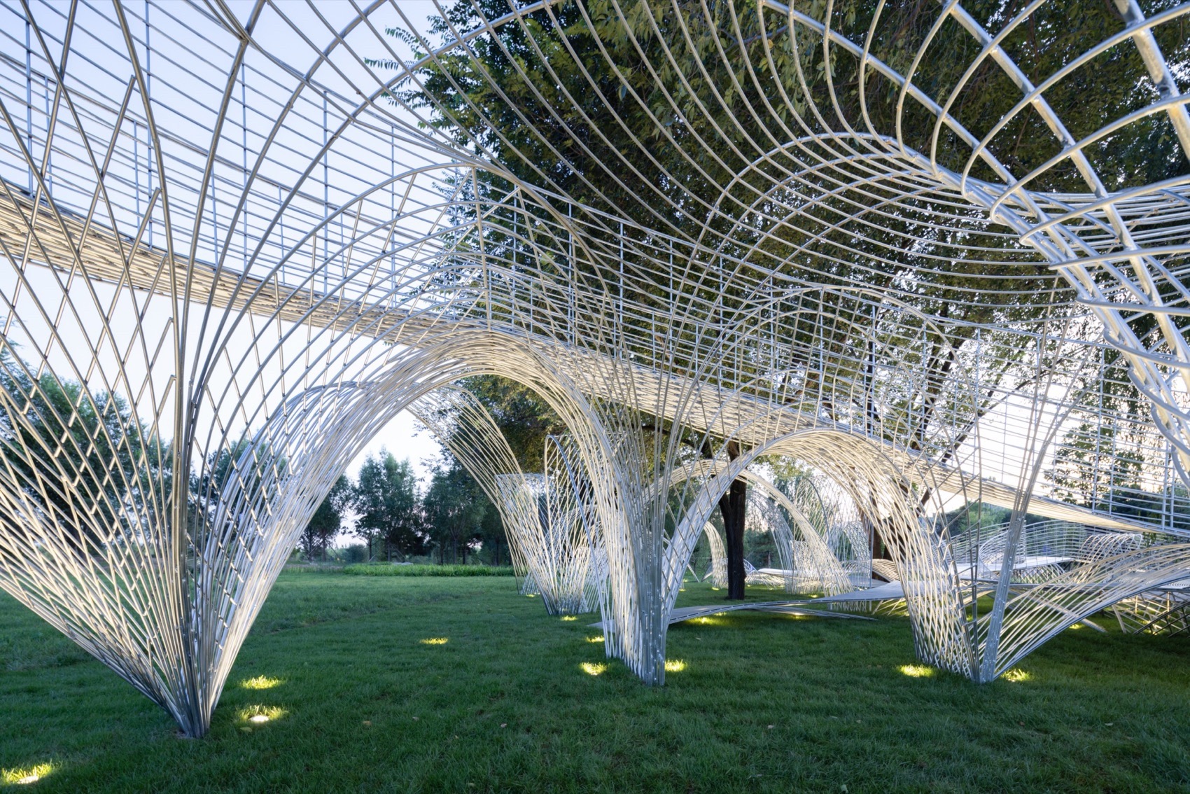 Beijing yongding park open air concept art museum by Kong Xiangwei ...