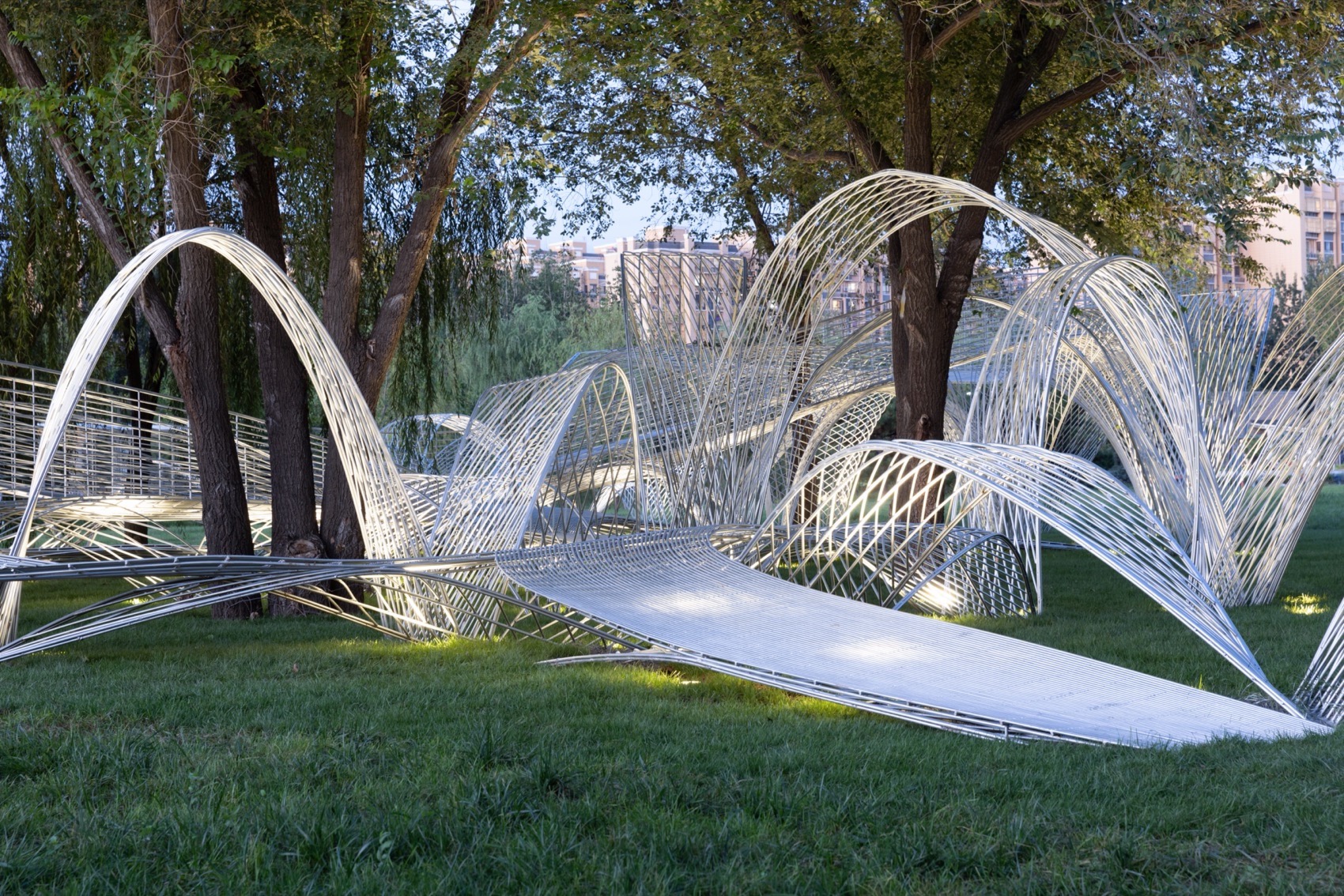 Beijing yongding park open air concept art museum by Kong Xiangwei ...