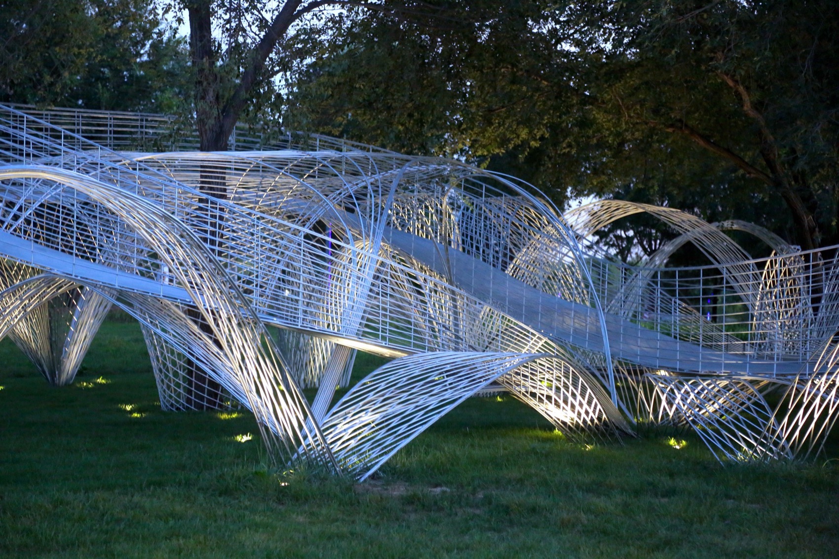 Beijing yongding park open air concept art museum by Kong Xiangwei ...