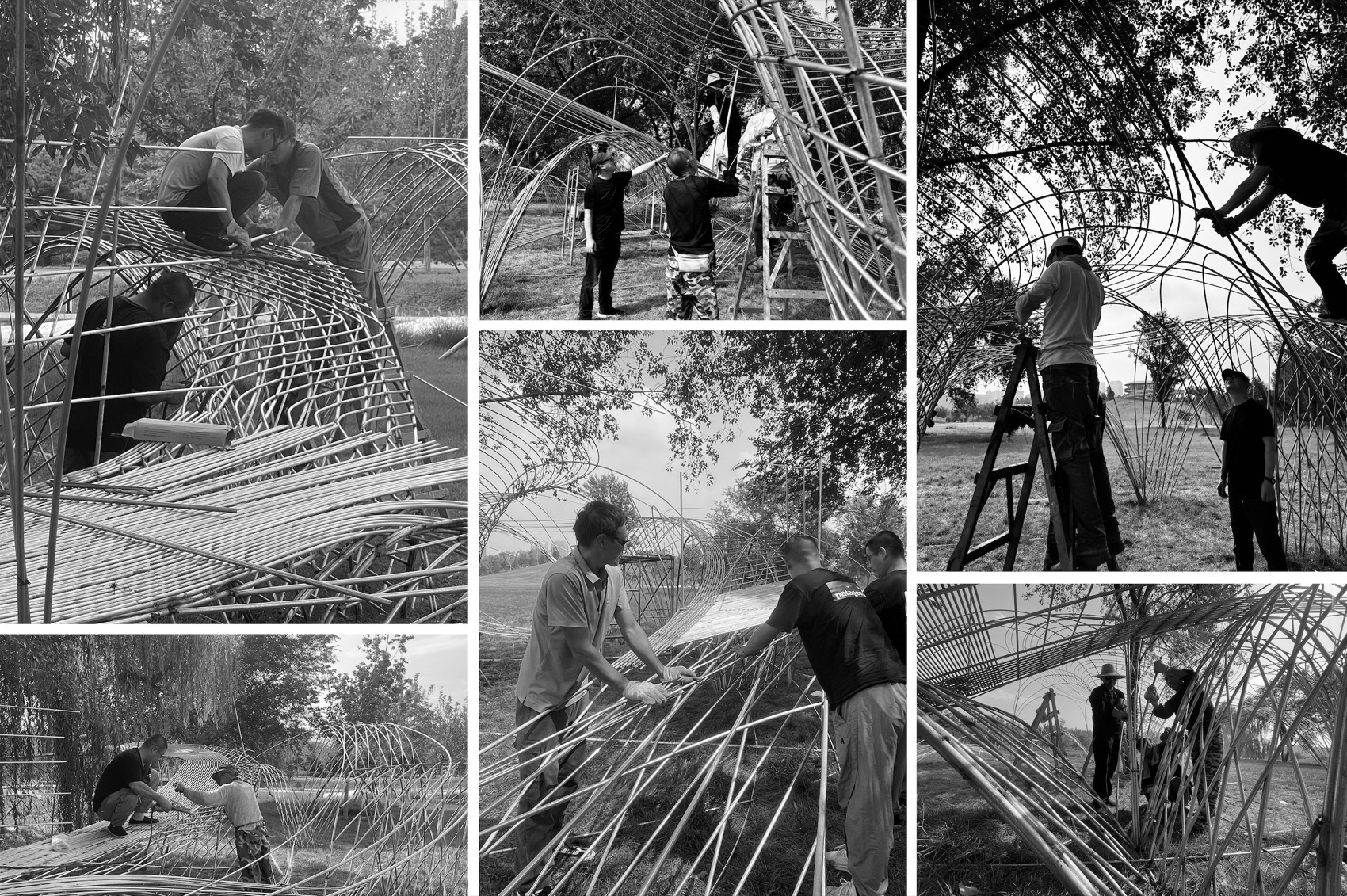 Beijing yongding park open air concept art museum by Kong Xiangwei ...