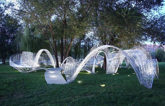 Beijing yongding park open air concept art museum by Kong Xiangwei ...