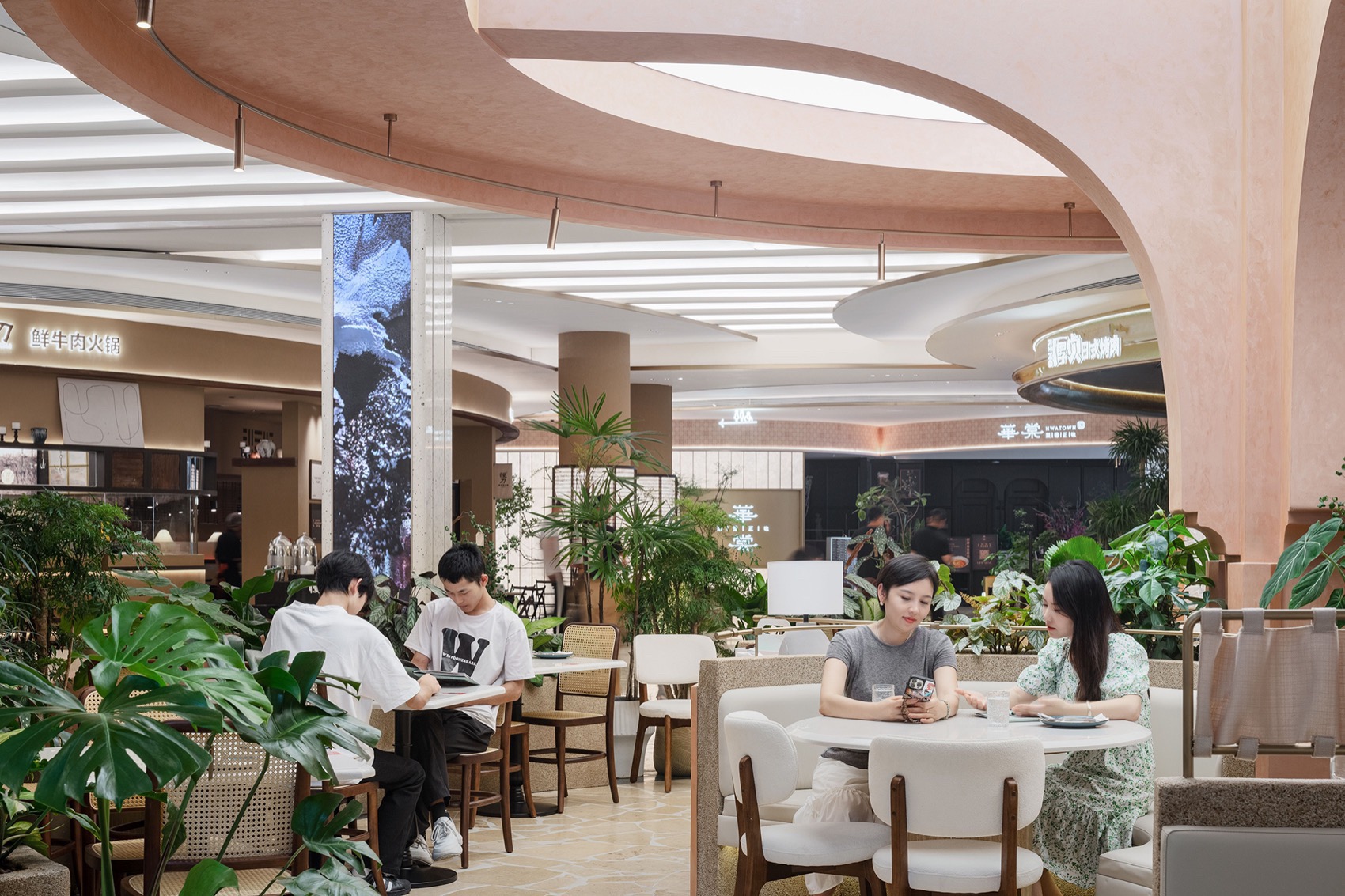 Foodie Sky, Hefei MixC by Atelier Global - 谷德设计网