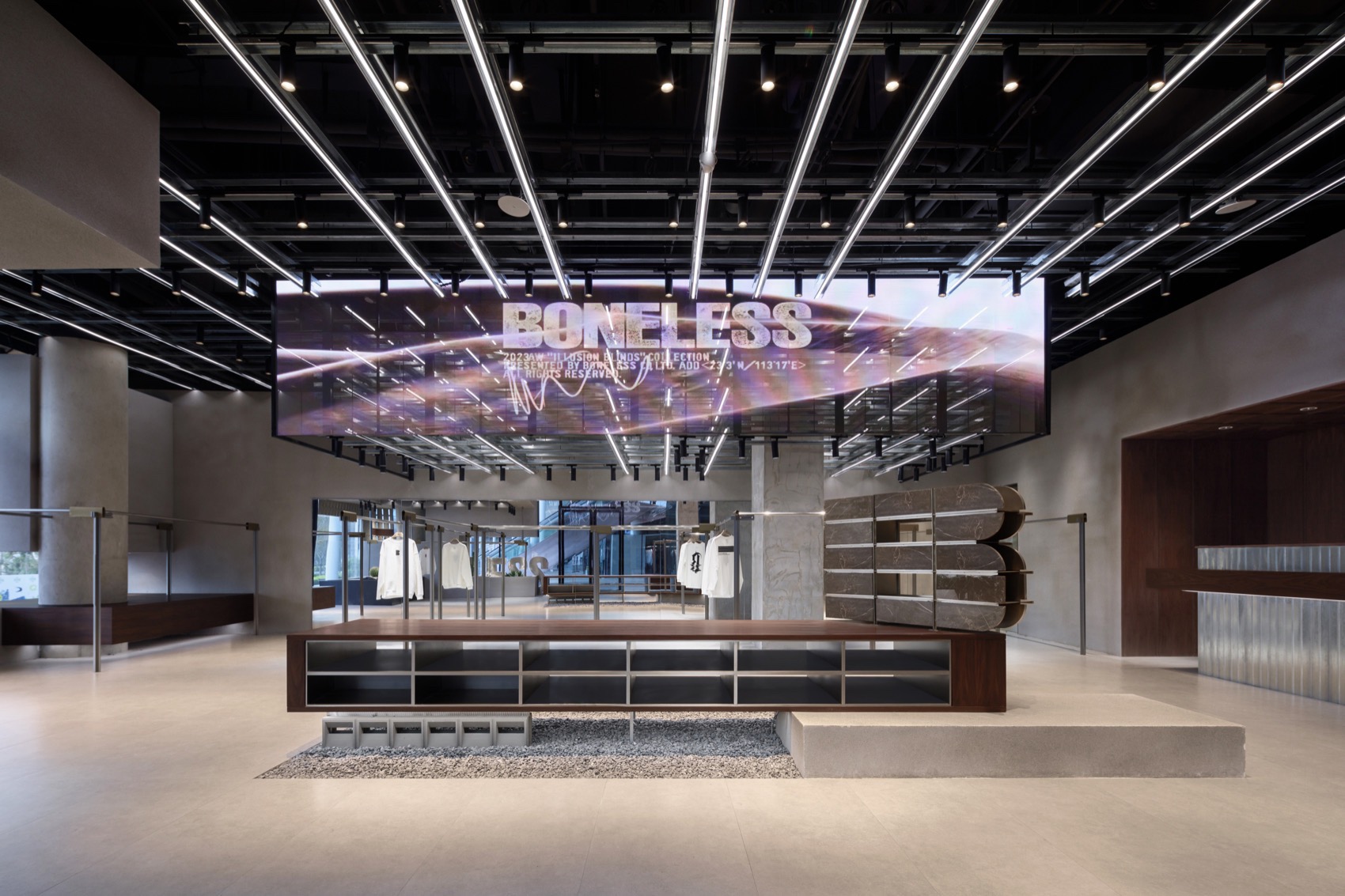 BONELESS 服装店郑州银泰分店 / 脚本建筑研究室 - 谷德设计网