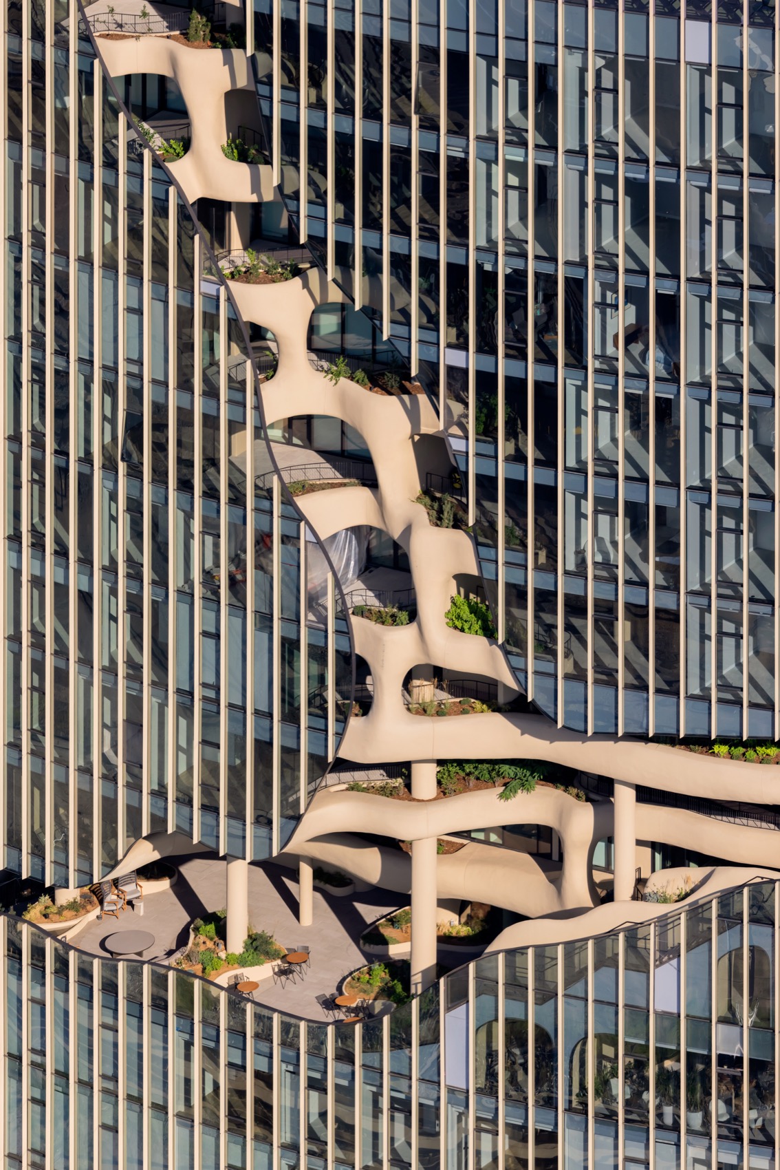 Ma Yansong/MAD Architects Unveil One River North: A Cracked-Open Canyon ...