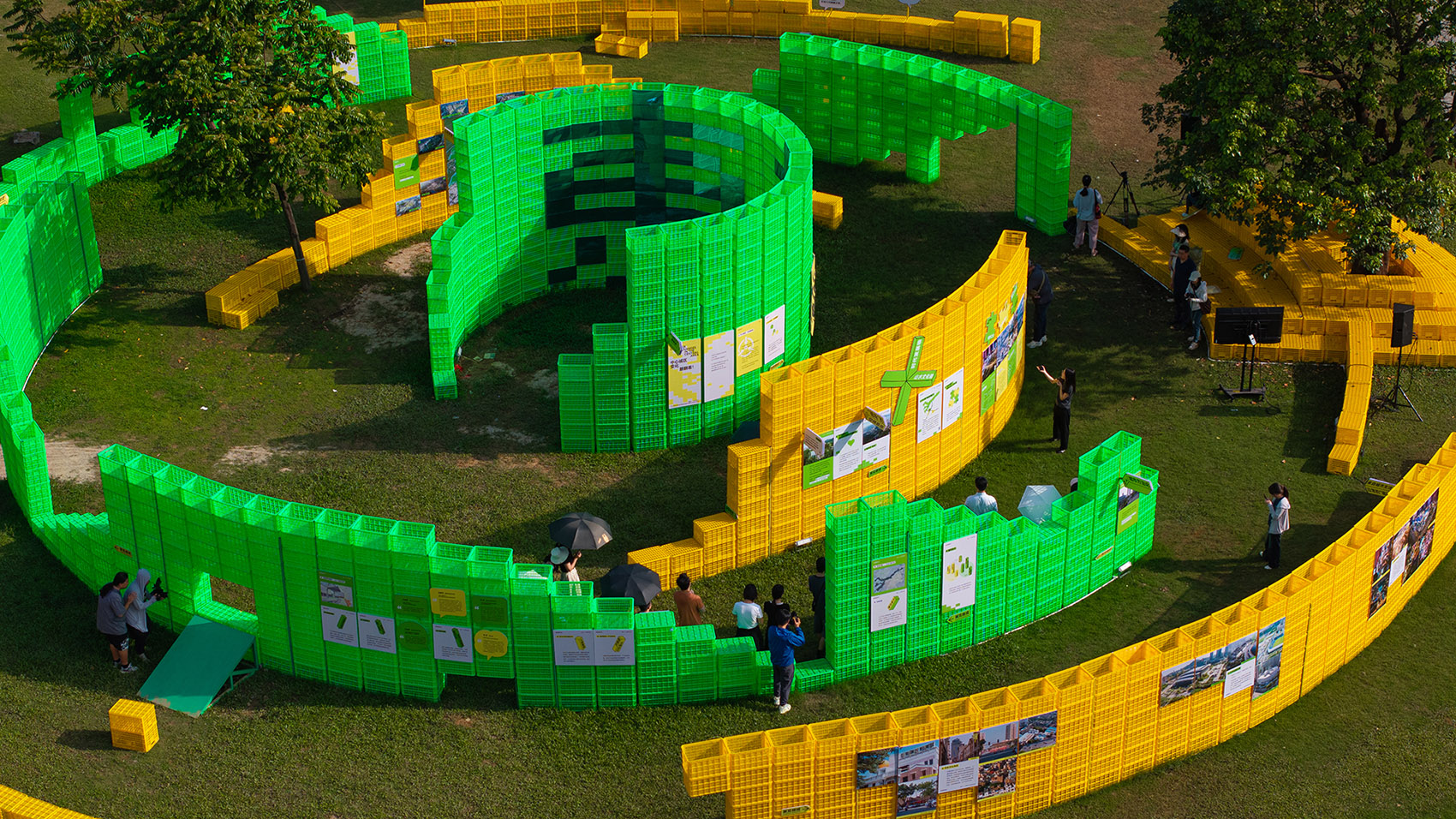 “Urban Magnetic Field” Exhibition Installation by Daxing Jizi Design ...