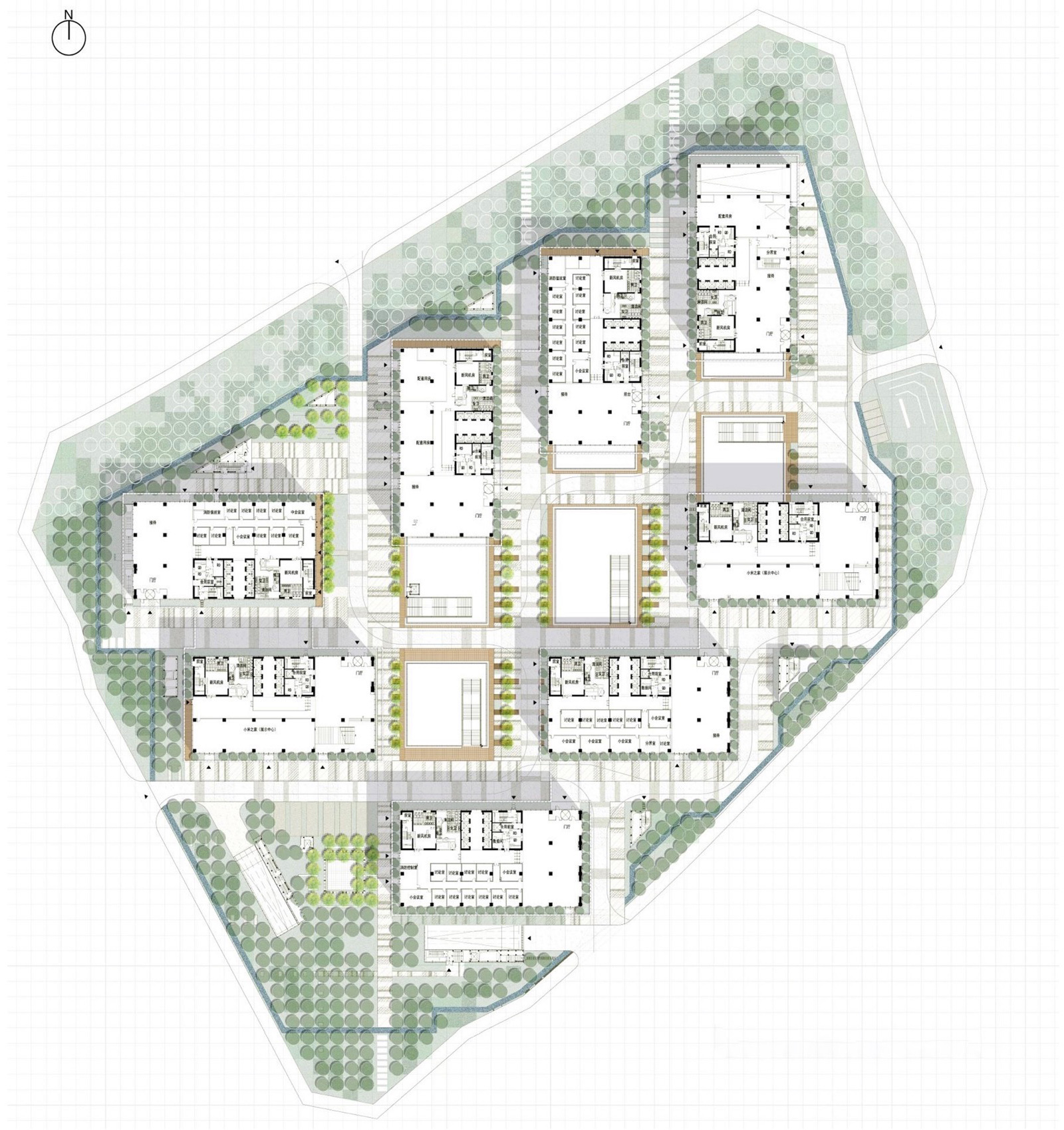 Xiaomi Headquarters Park, Beijing by Beijing Institute of Architectural ...