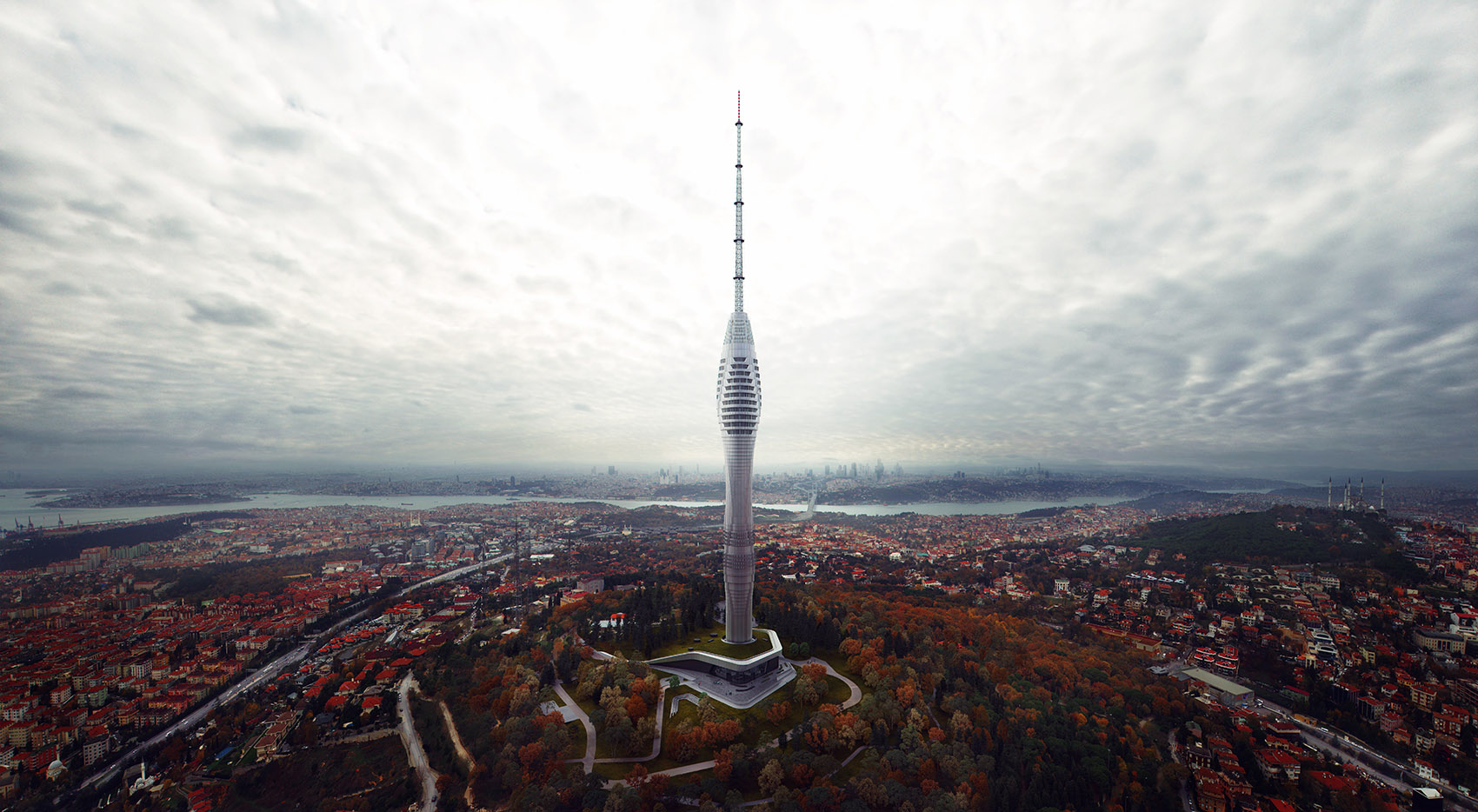 Istanbul Tv & Radio Tower by Melike Altınışık Architects - 谷德设计网