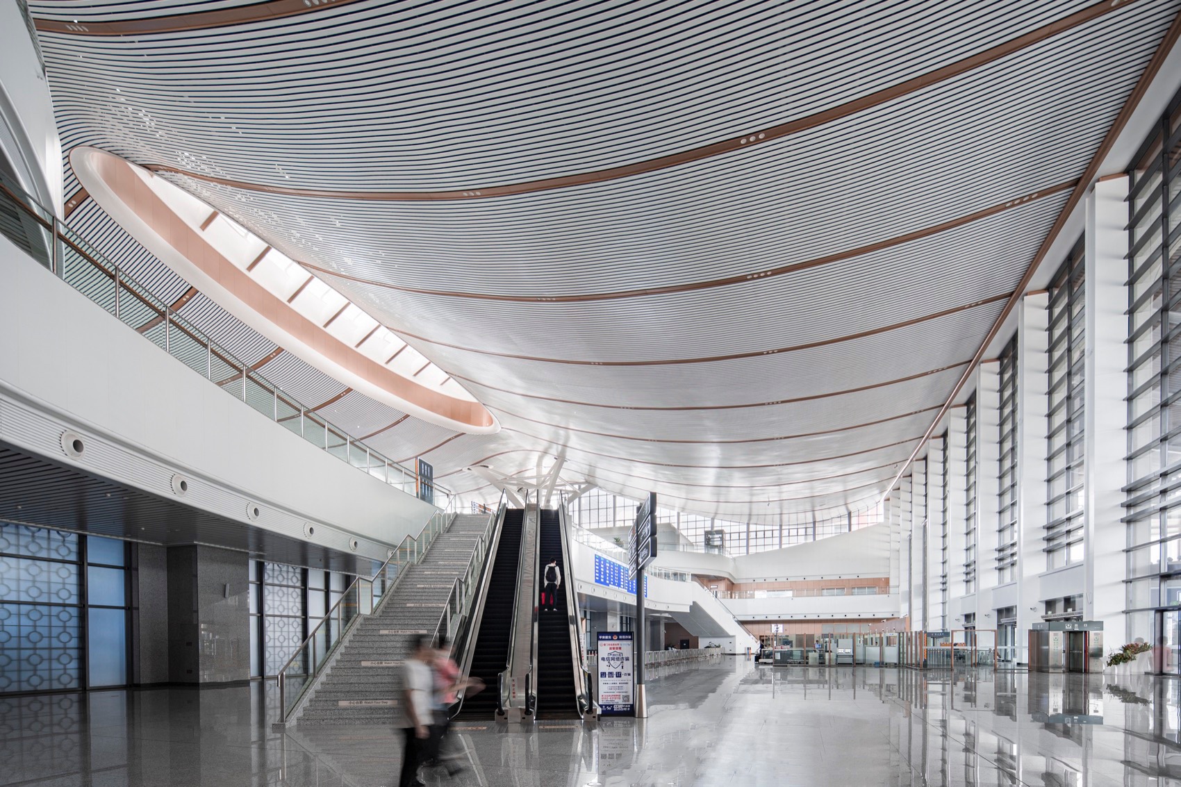 Xiamen North Station Expansion Design by CCDI Beijng Interior Design ...