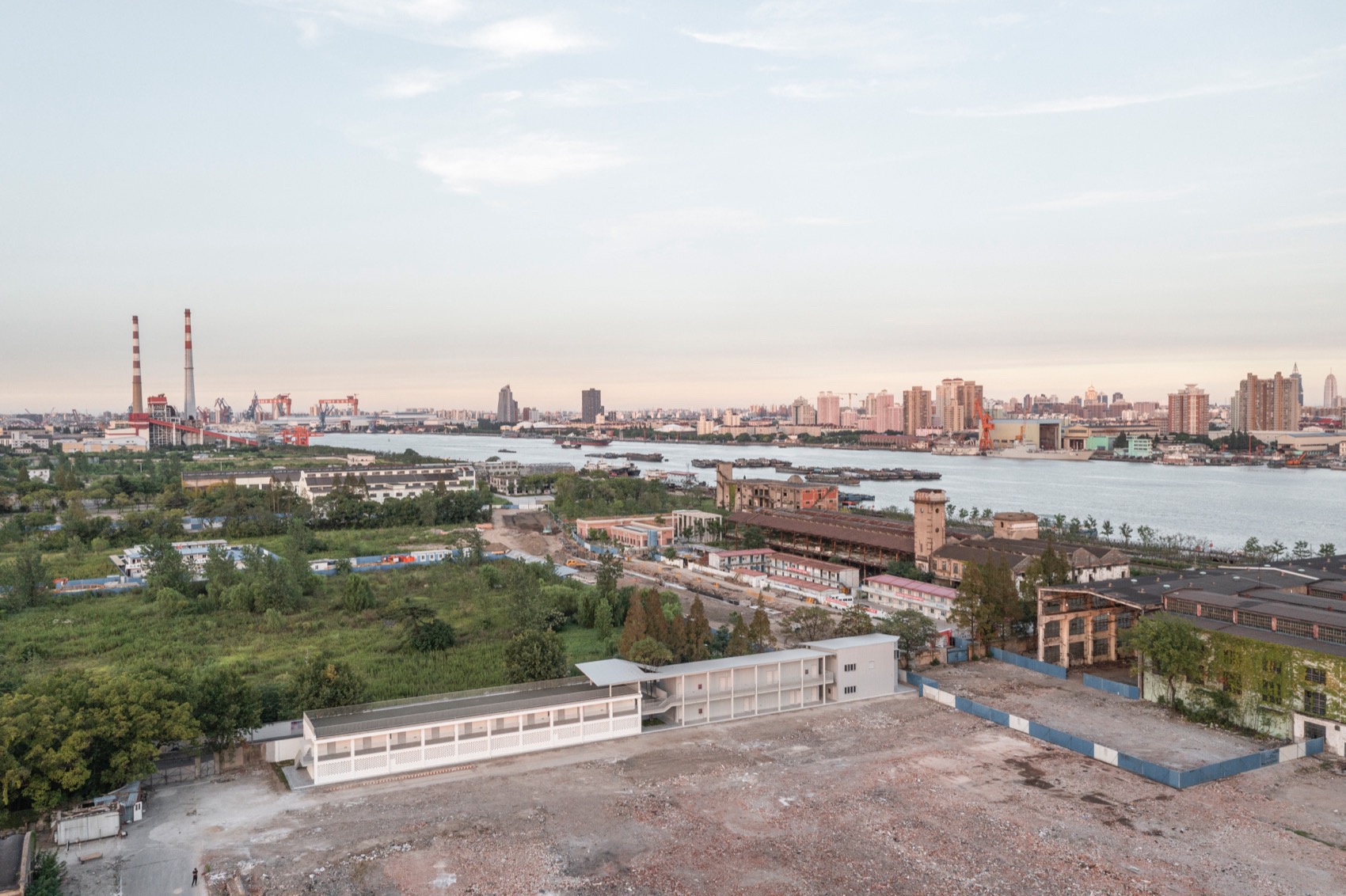 Temporary Office Building on Guangde Road for Civil Service Dock Land ...