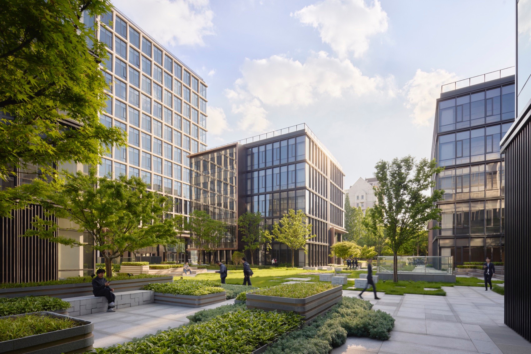 TOP Xinlian Tech Office Park by SOM - 谷德设计网