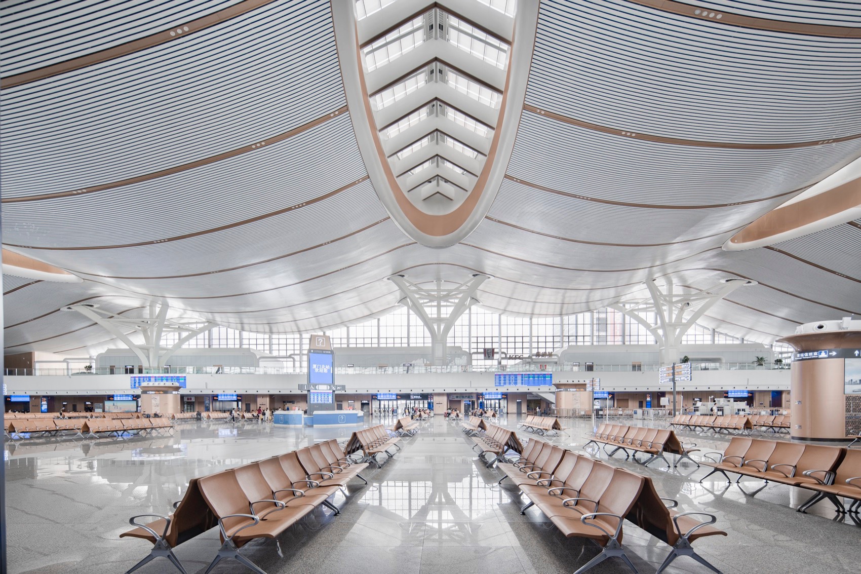 Xiamen North Station Expansion Design by CCDI Beijng Interior Design ...