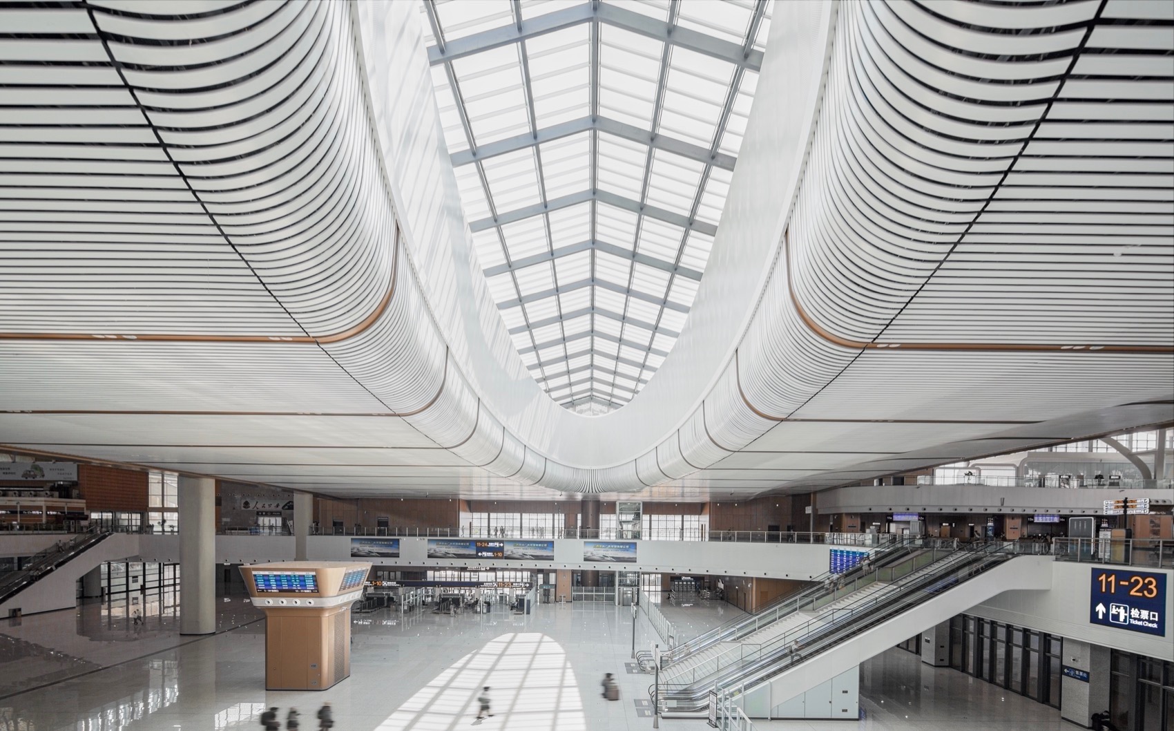 Xiamen North Station Expansion Design by CCDI Beijng Interior Design ...