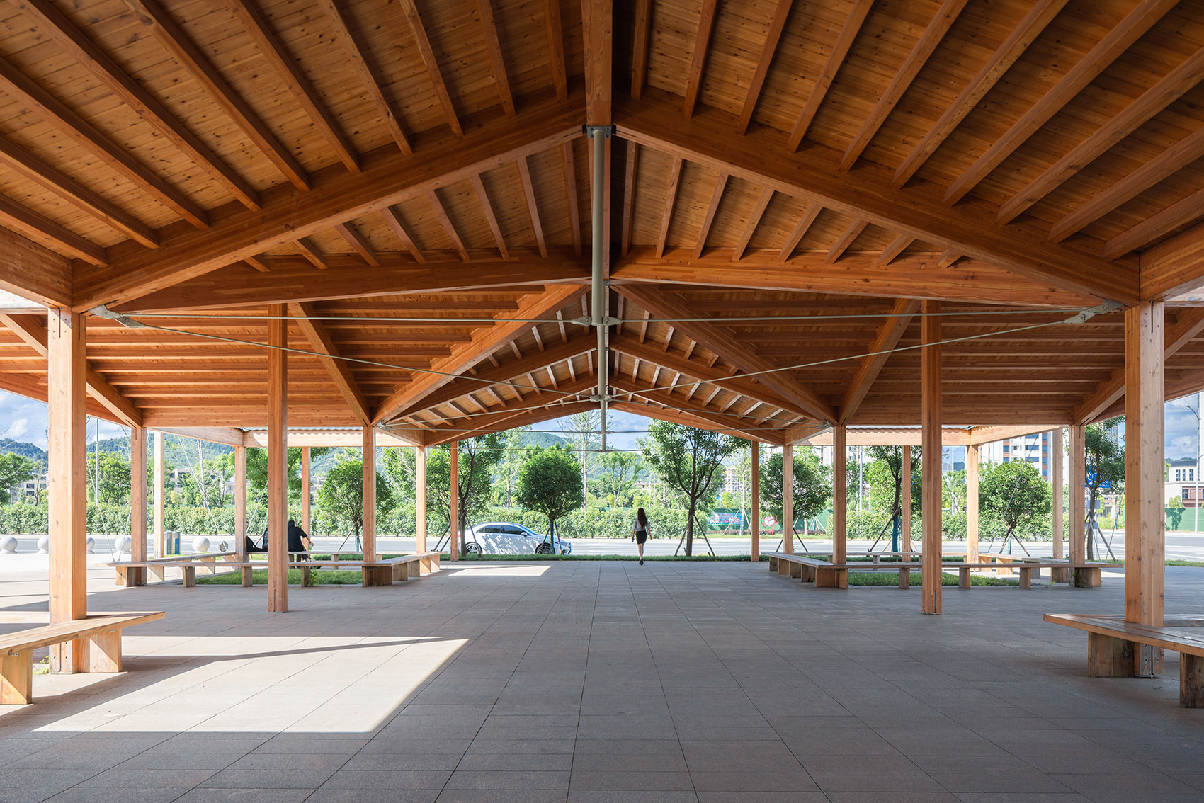 Longnan Waiting Pavilion by Central South Architectural Design ...