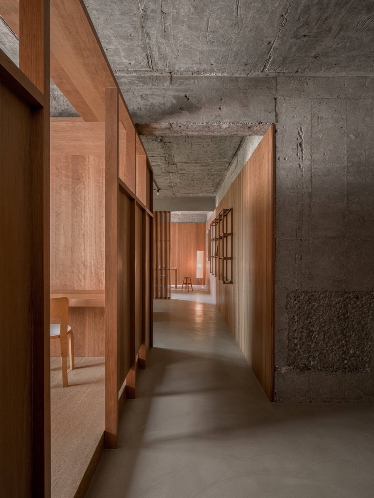 Wooden Structure in Concrete by WUY ARCHITECTS - 谷德设计网