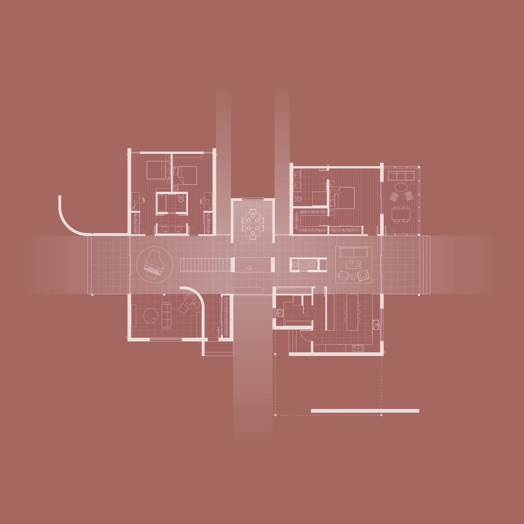 The Dogtrot House by Studio Becker Xu - 谷德设计网