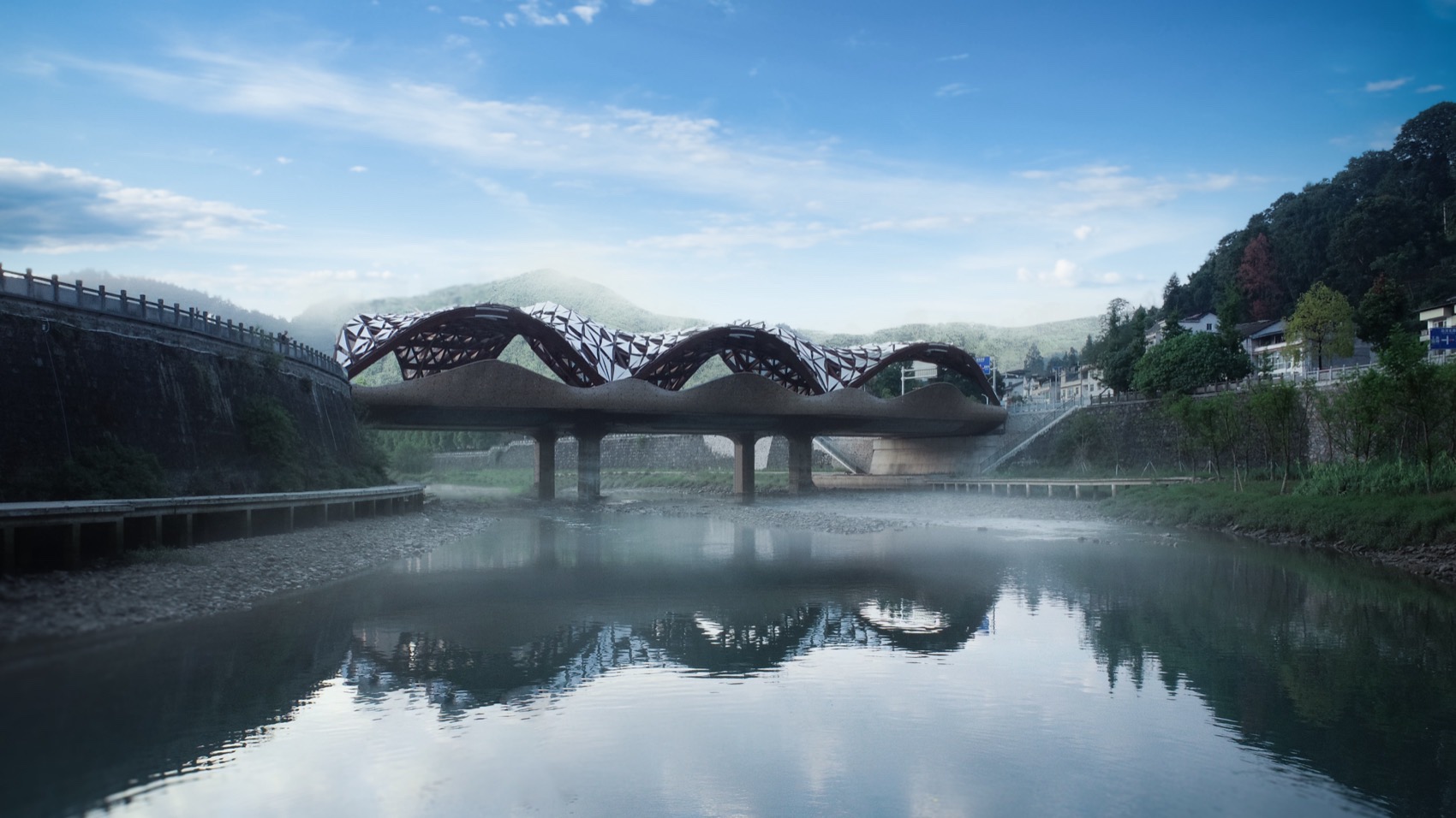 Gezihua Bridge in Xuan’en County by Professor Zhaokui’s studio of HUST ...