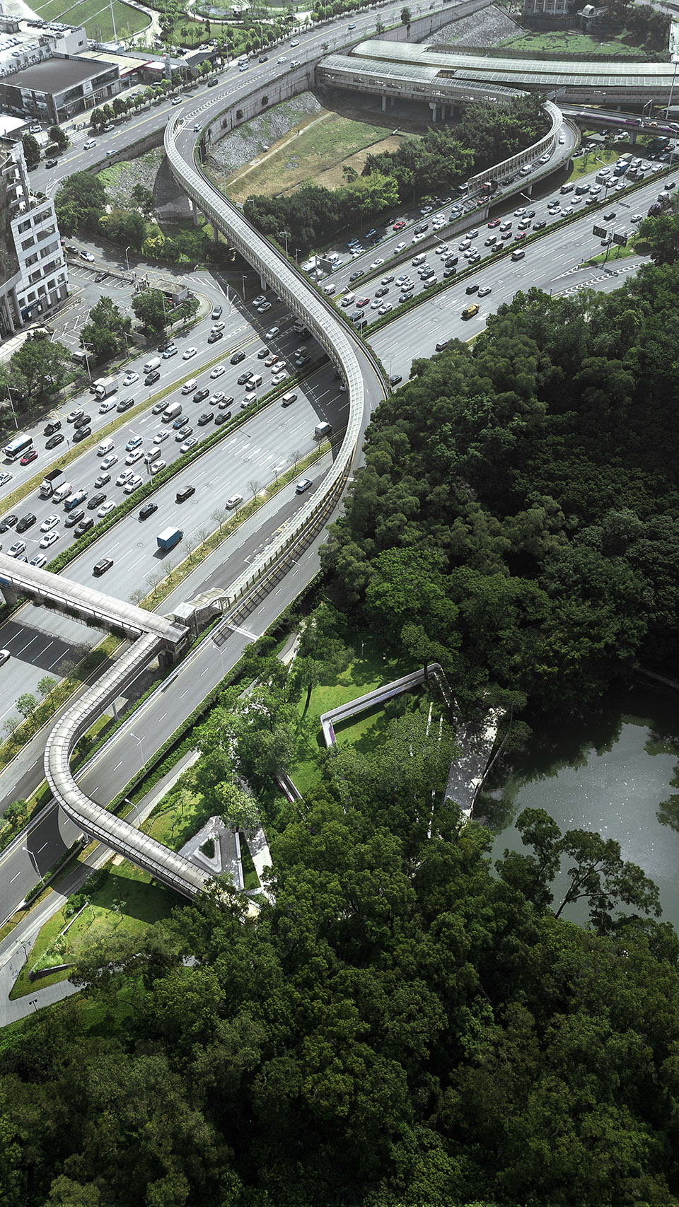 Design of the North Entrance of Bijiashan Park and the Park Boundary by ...