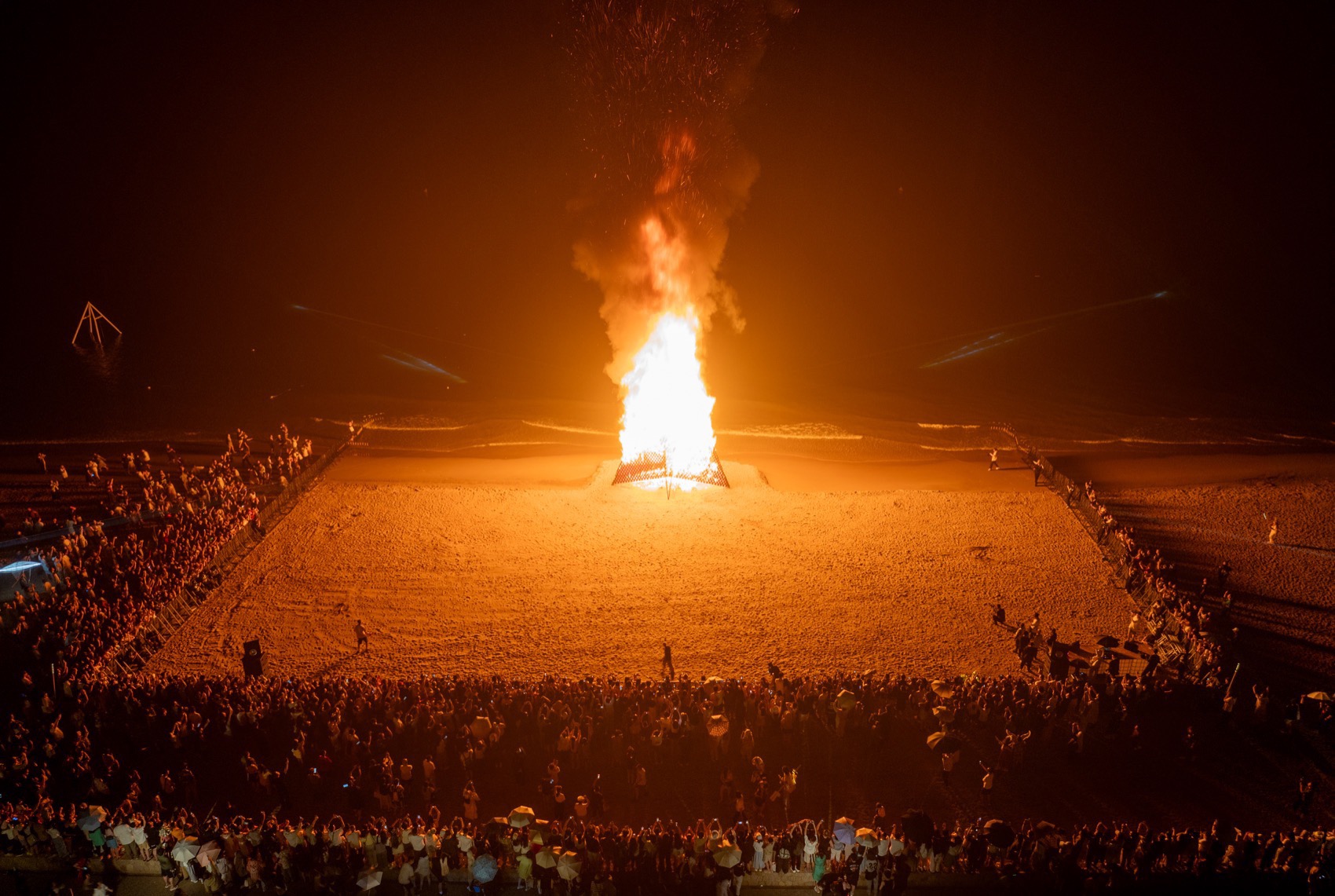 Fire Wings, Seaside Bonfire at the 2024 Aranya Theater Festival by ...