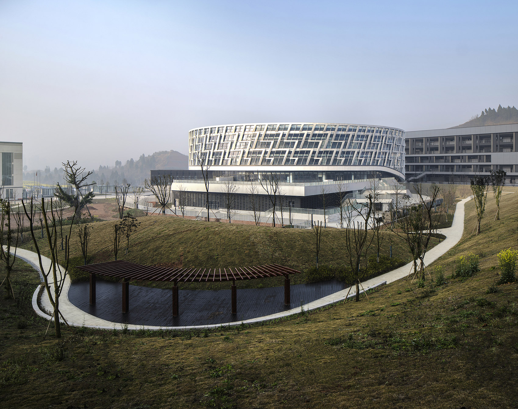 Library of Chongqing Electric Power College by Gu Zhihong Studio, AATU ...
