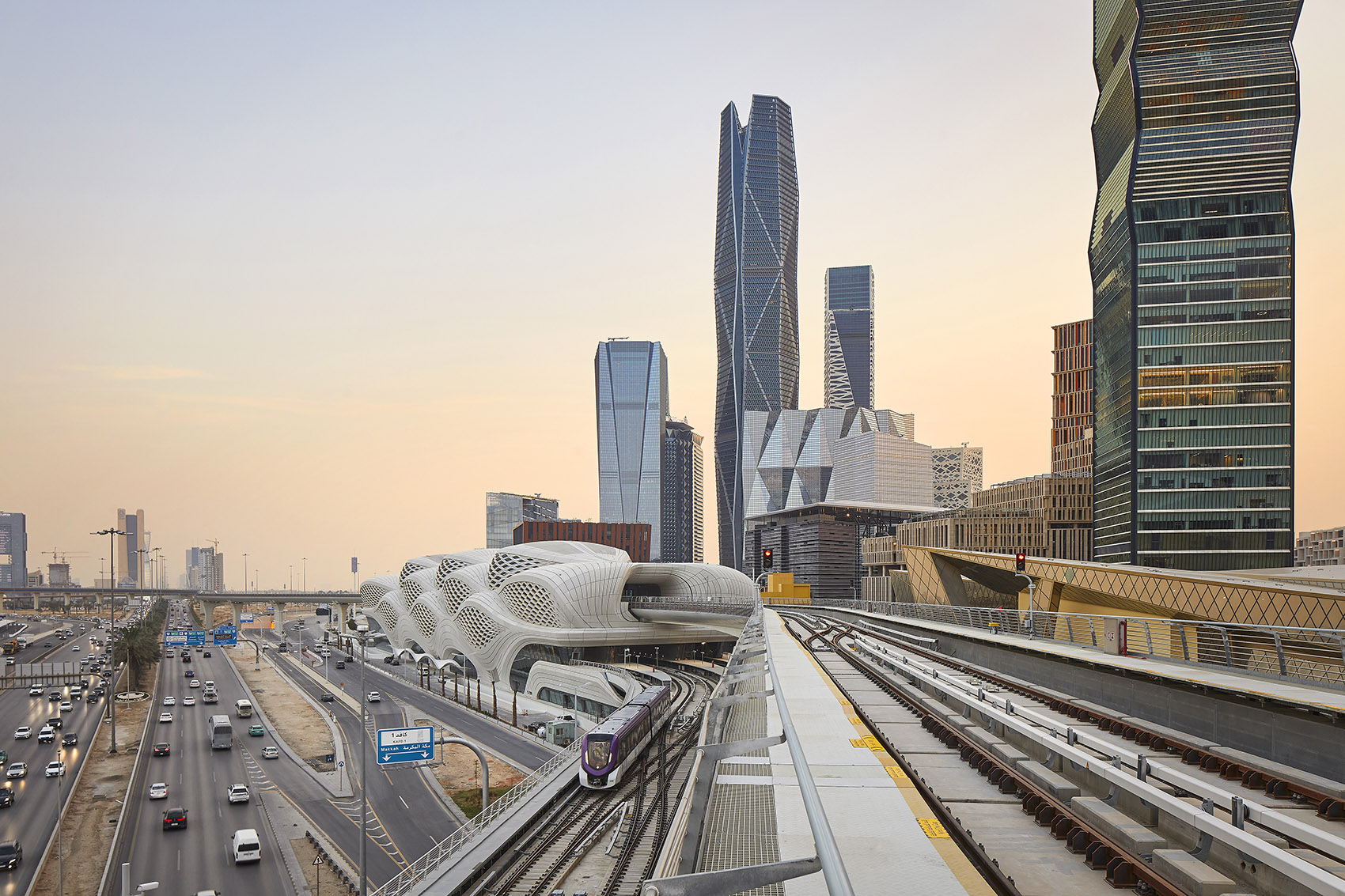 Riyadh Metro network by Zaha Hadid Architects (ZHA) - 谷德设计网