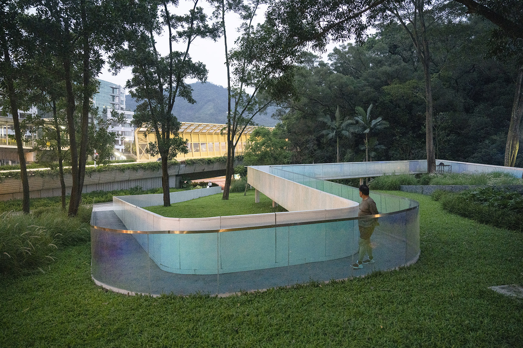 Design of the North Entrance of Bijiashan Park and the Park Boundary by ...