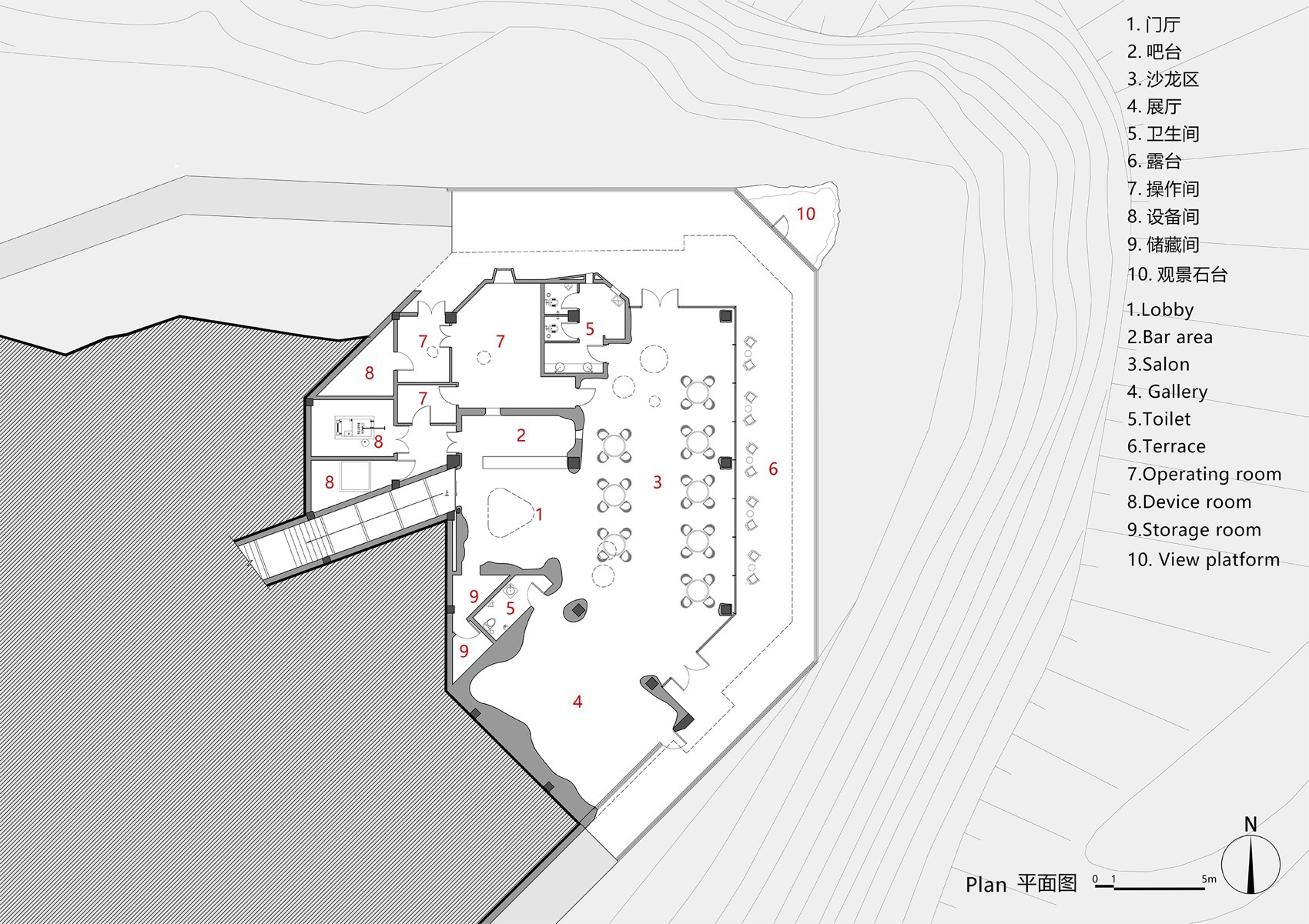 The Blue Insight Cave Space by Donghai No.1 Road by 3andwich Design / Hewei Studio - 谷德设计网