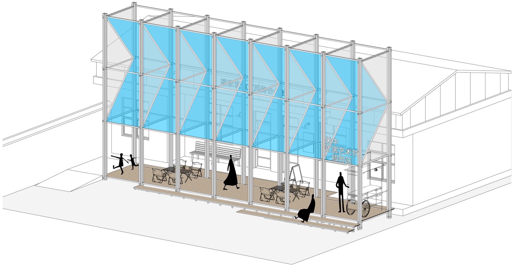 Fabric Plugin Visitor Center modular facade system transform of Guan ...