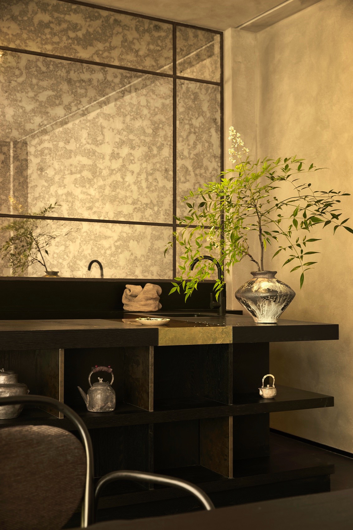 Tea room space design of XinHeYe by Qicang Design Firm - 谷德设计网