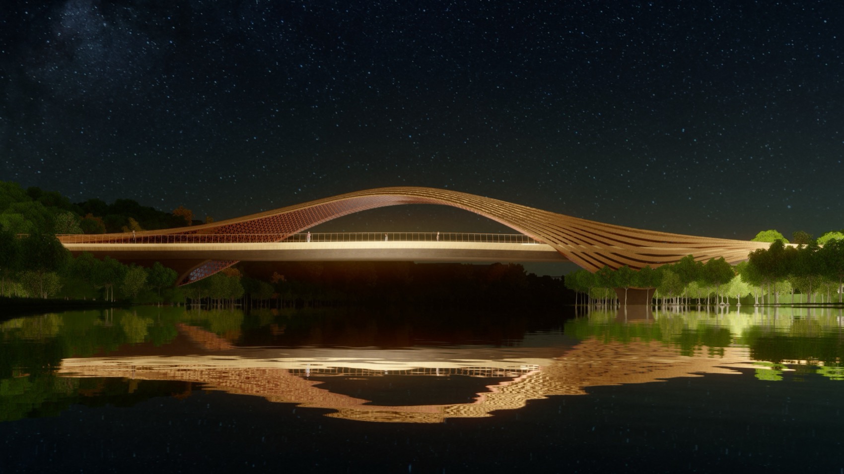 2024 Chengdu World Horticultural Expo Bamboo Bridge by T. Y. Lin ...