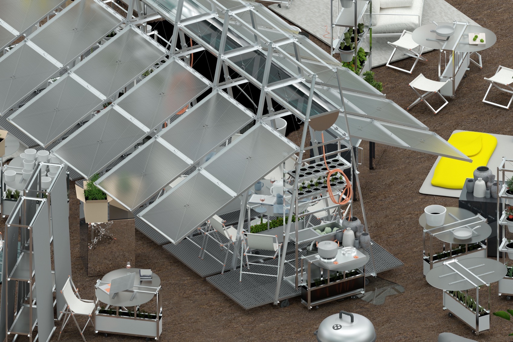 Your Greenhouse Is Your Kitchen by Office for Roundtable and JXY Studio - 谷德设计网